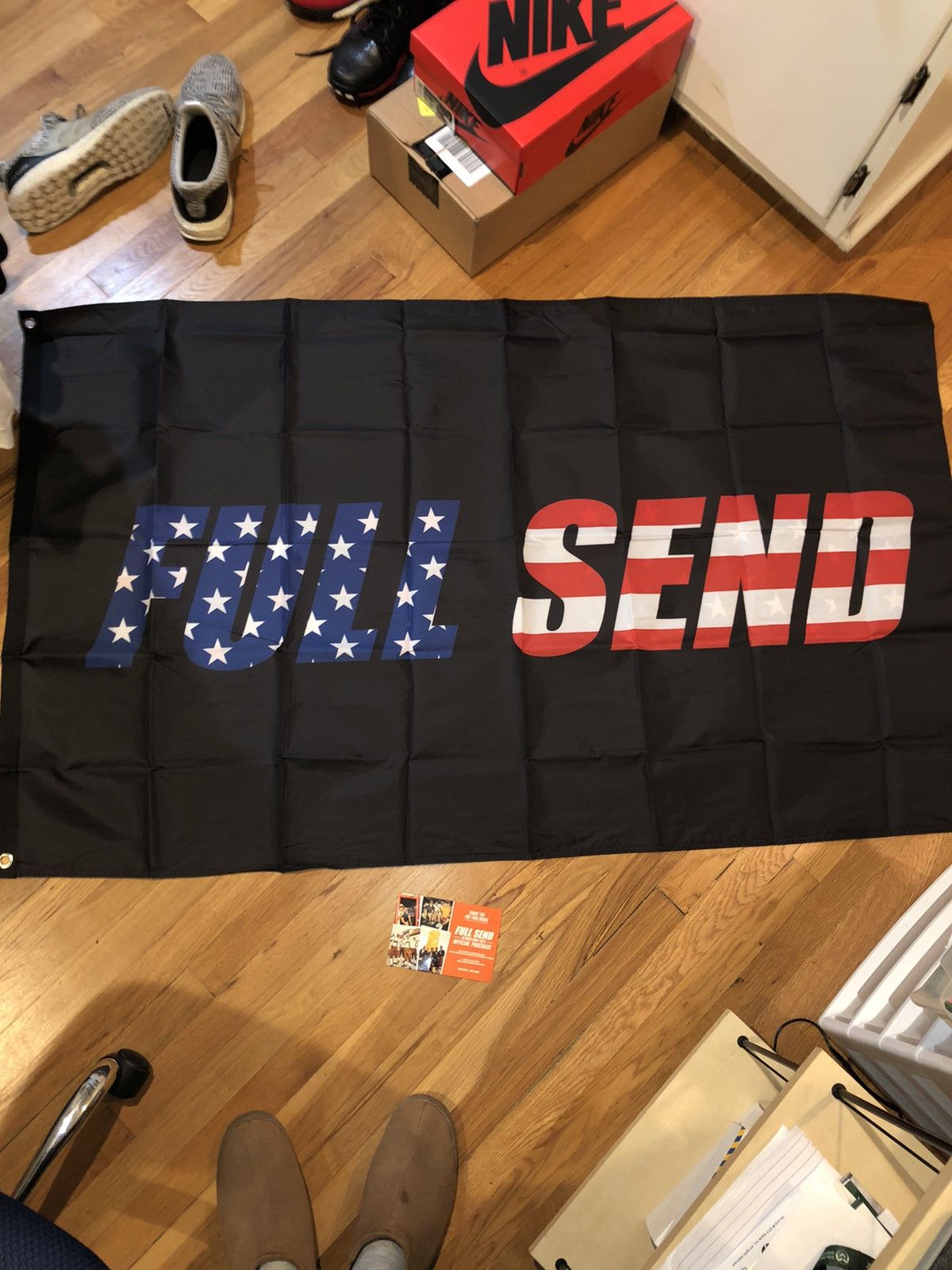 Full Send by Nelk Boys Full Send American Flag | Grailed