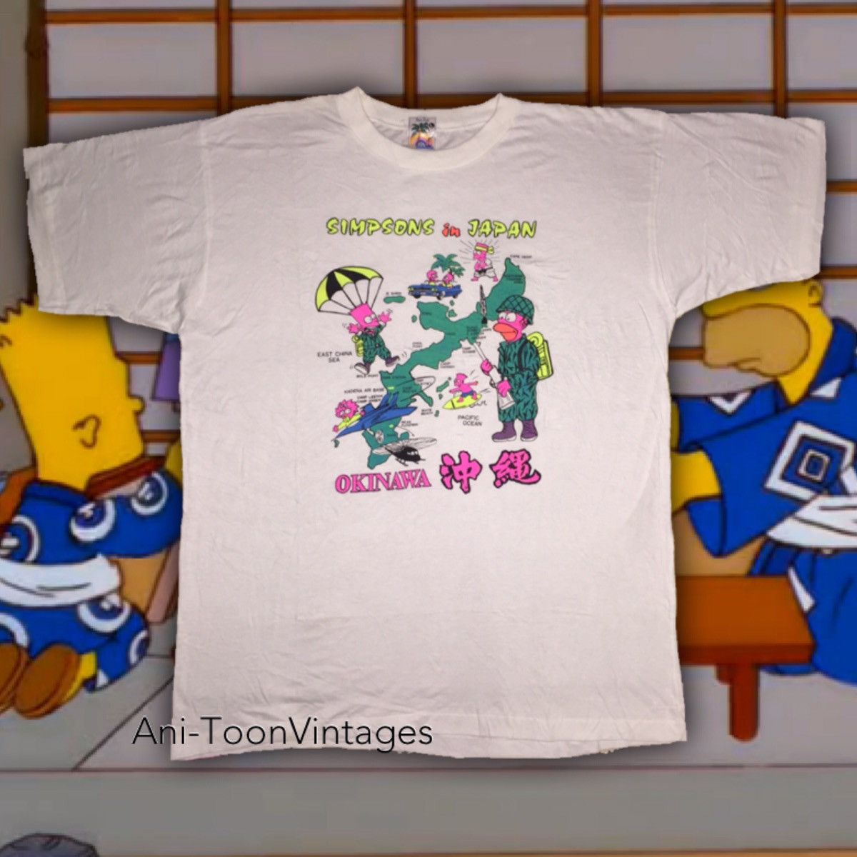 The Simpsons × Vintage Vintage SIMPSONS IN JAPAN ‘Okinawa’ by Rain Bow ...