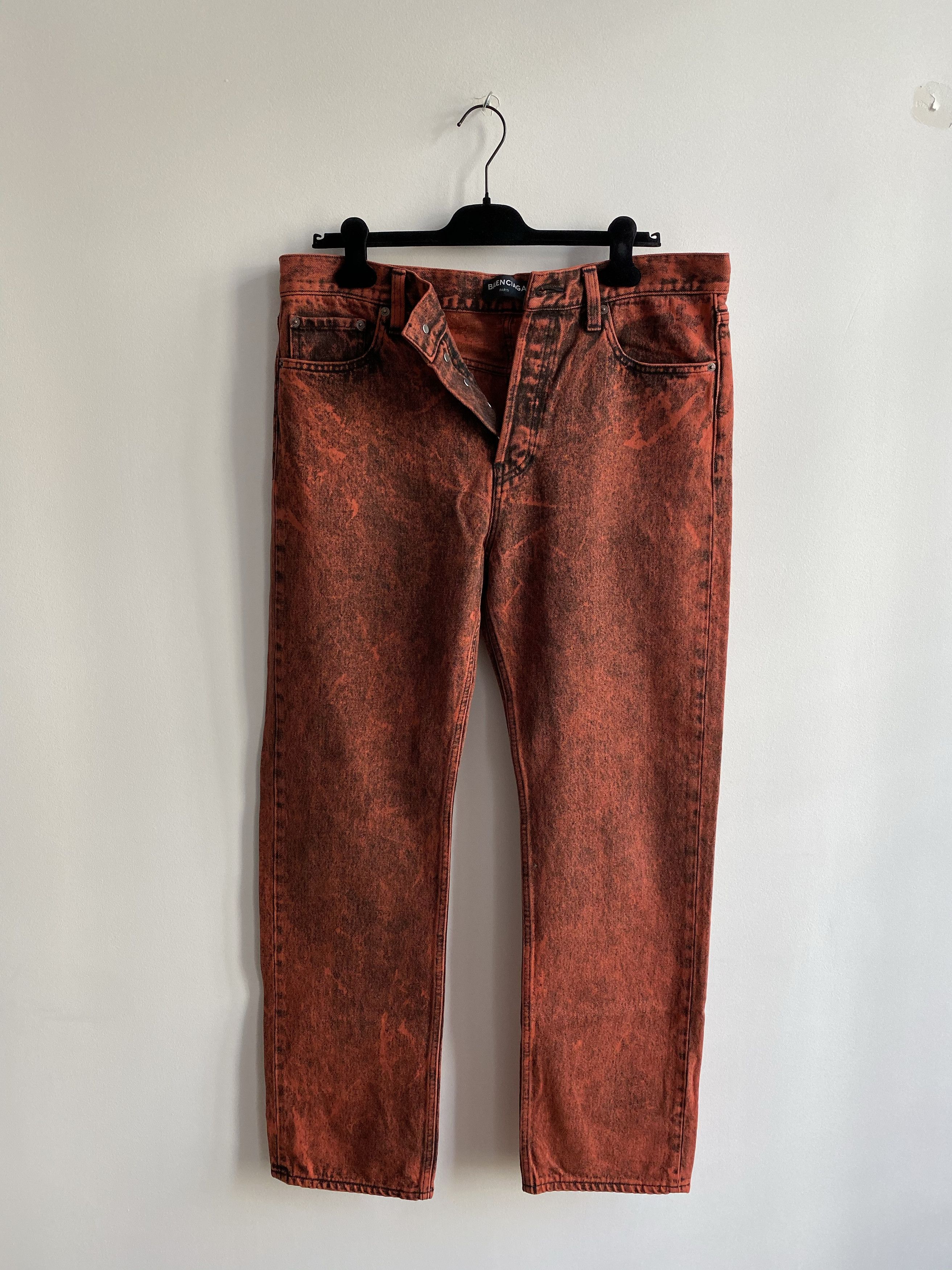 Balenciaga Balenciaga rusted jeans | Grailed