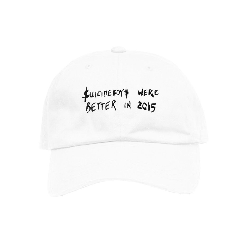 G59 Records × Pouya & $uicideboy$ Merch Suicideboys Were Better In 2015 Dad Hat White | Grailed