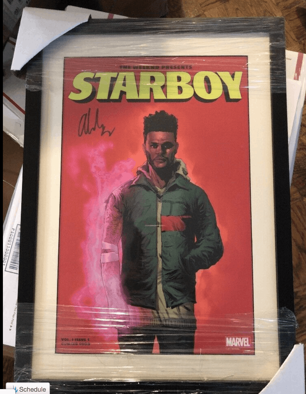 The Weeknd The Weeknd Autographed Marvel Poster NY ComicCon 1/70 | Grailed