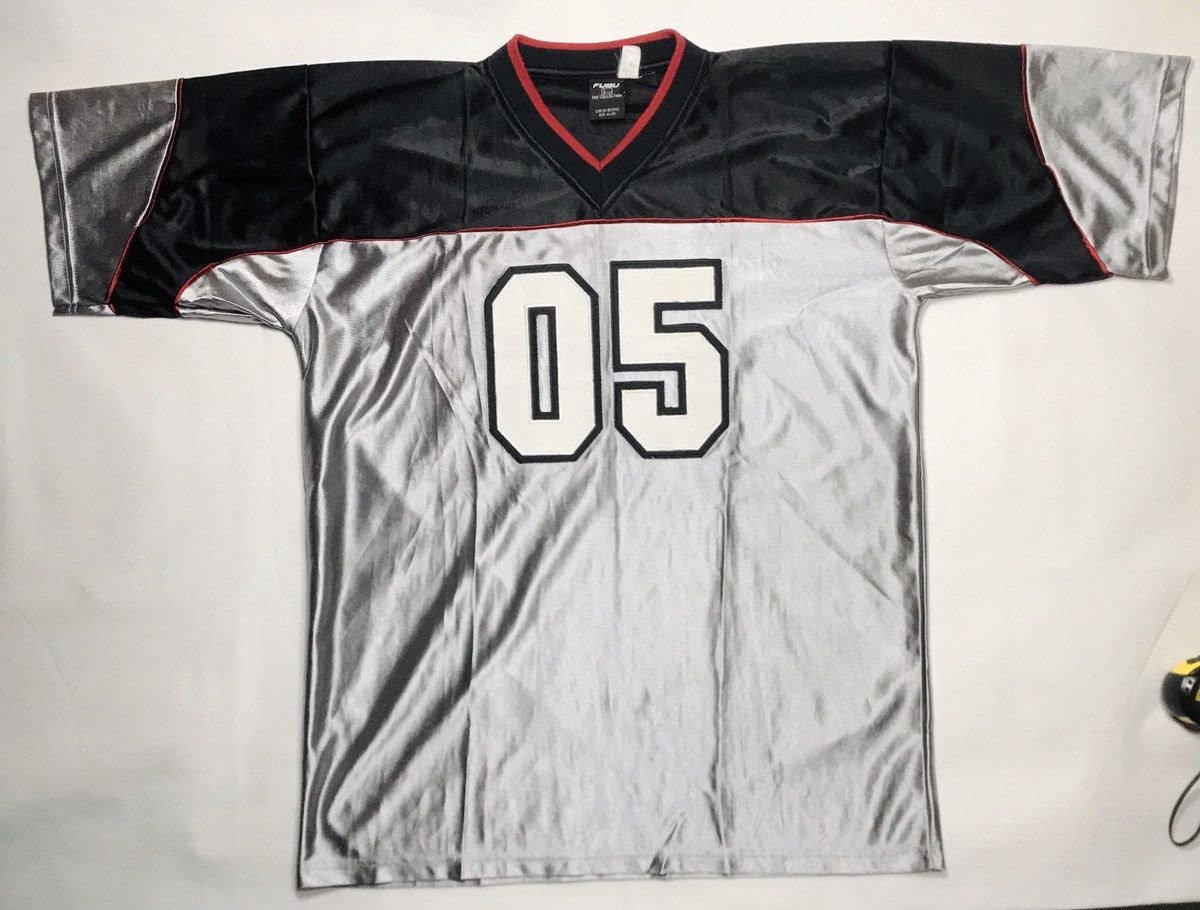 Fubu × Vintage Fubu 92 05 jersey vintage america Hiphop Silver Black ...