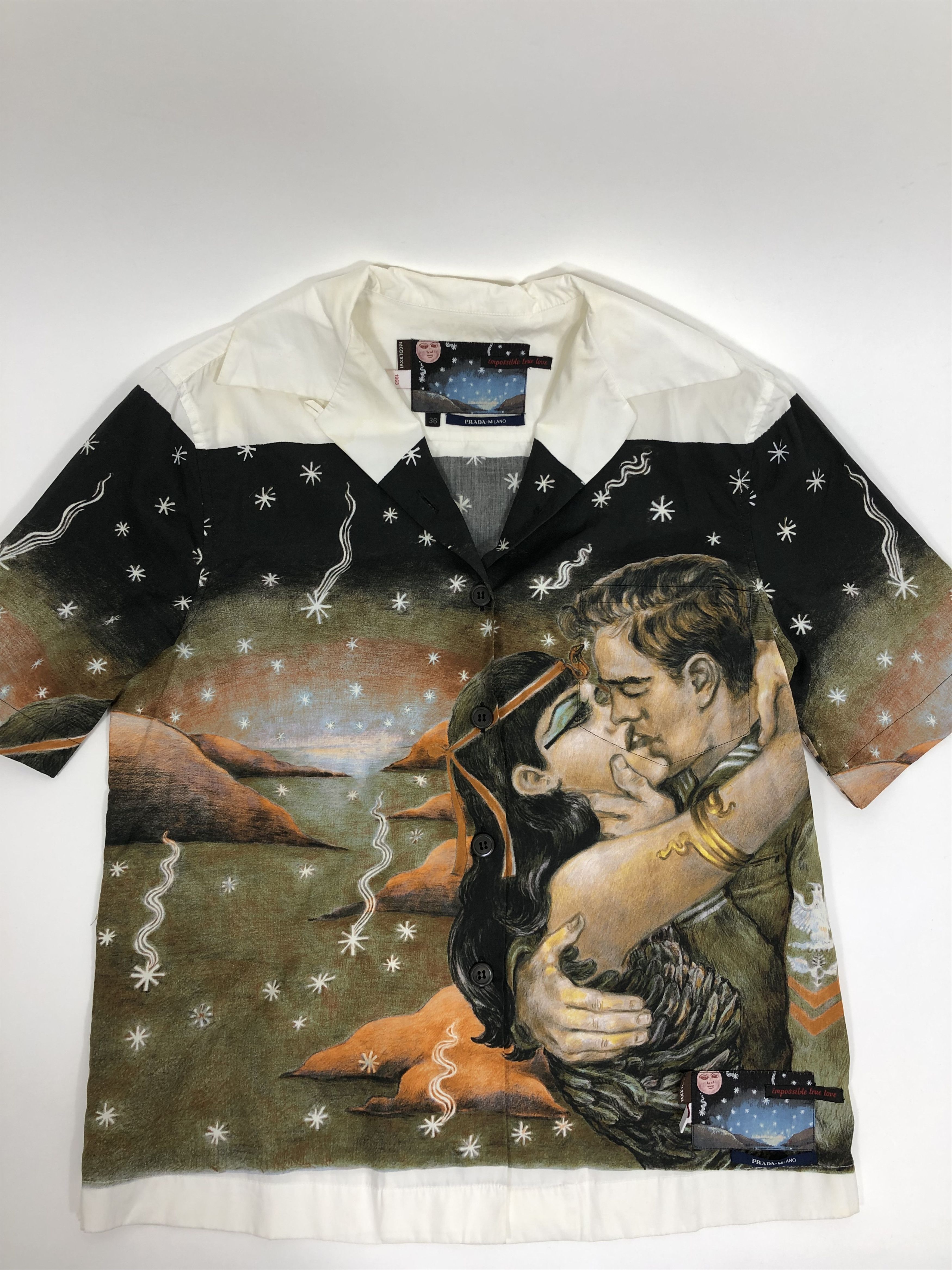 Prada AW16 Runway Christophe Chemin Impossible True Love Shirt | Grailed