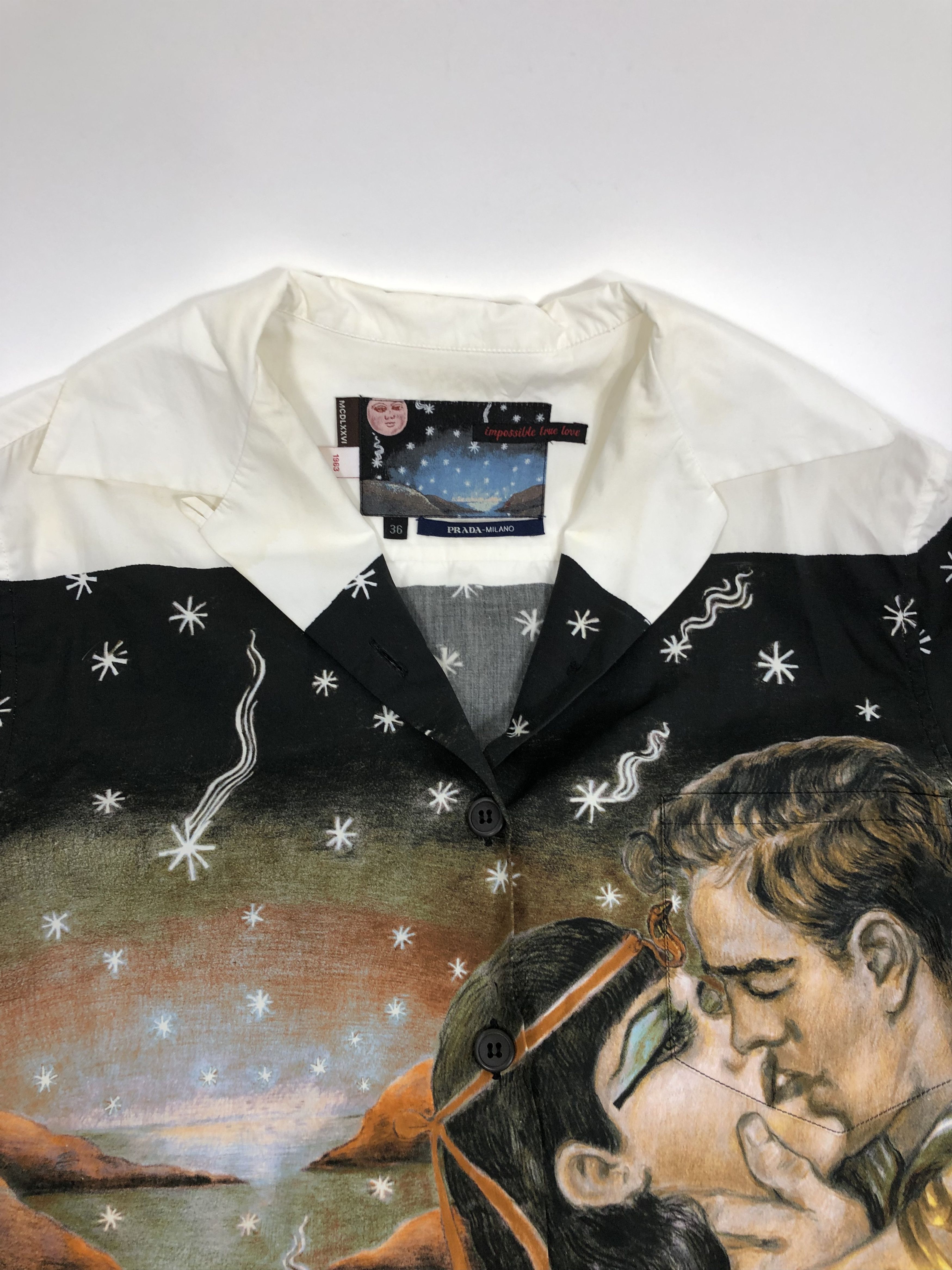 Prada AW16 Runway Christophe Chemin Impossible True Love Shirt | Grailed