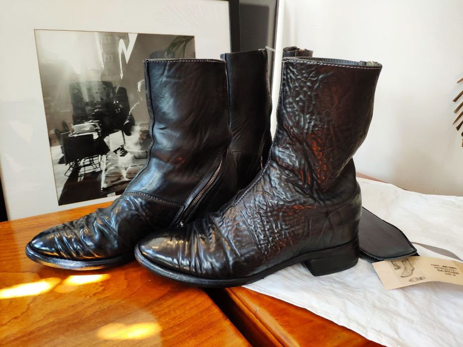 Carol Christian Poell BLACK CCP TORNADO BOOTS AM/2601 CUL-PTC/010 (full ...