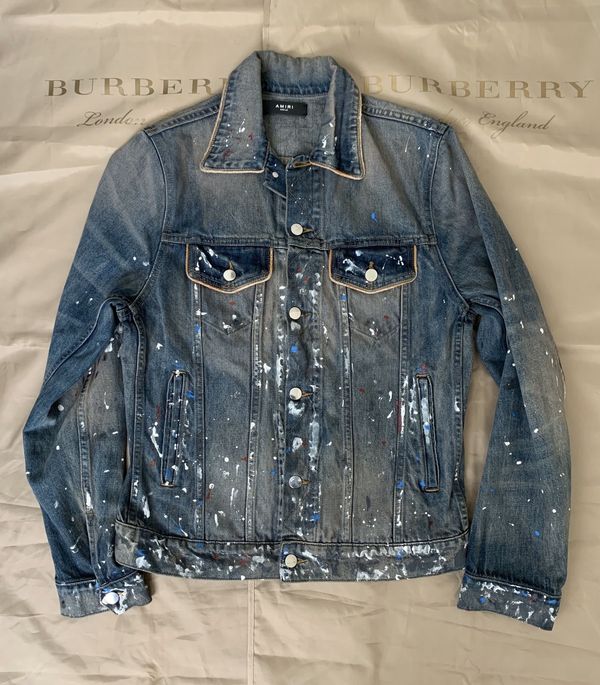 Amiri AMIRI Artist denim trucker jacket size M $2400 | Grailed