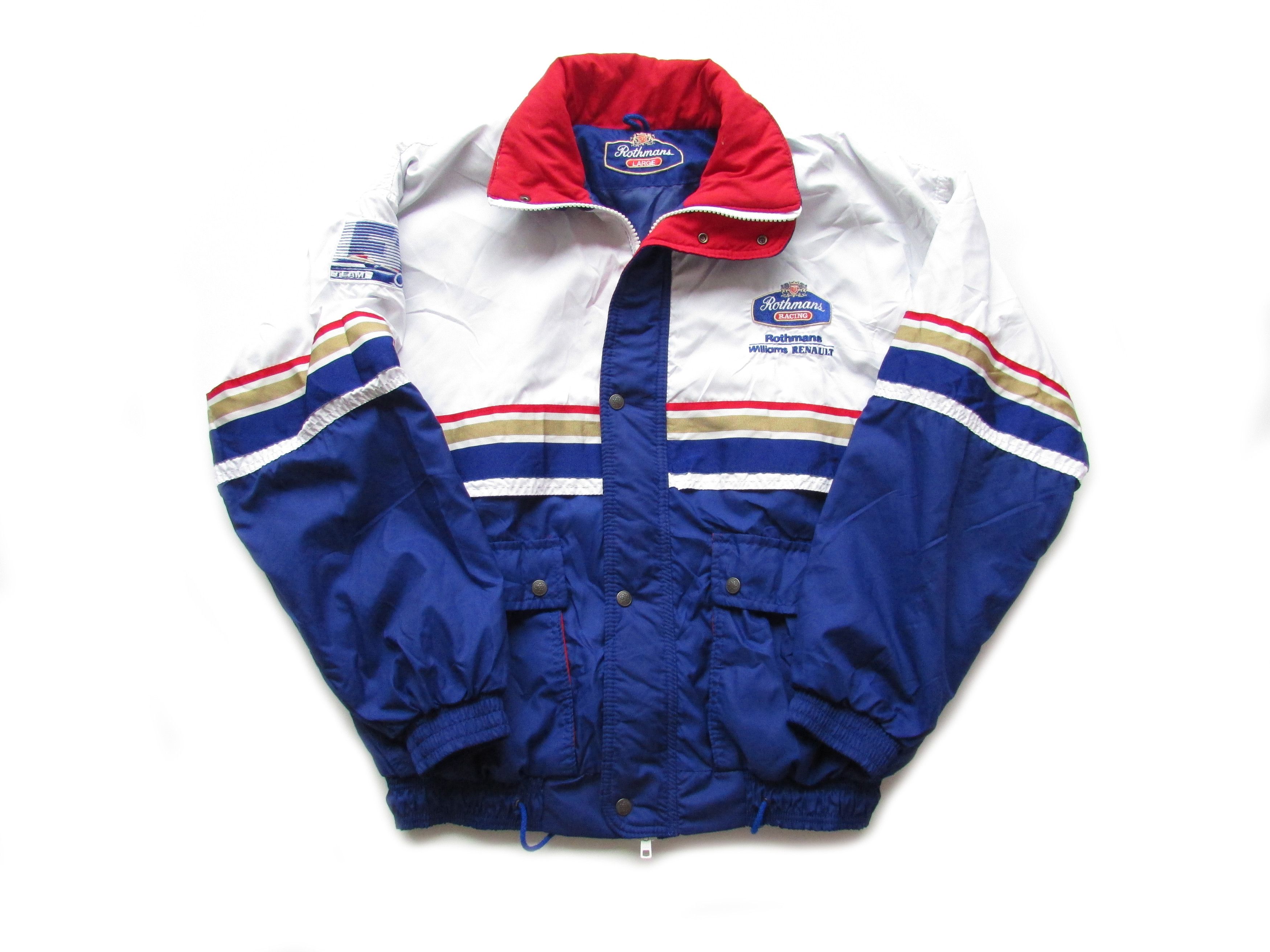 Vintage 90s Vintage Rothmans Racing Williams Renault F1 Jacket | Grailed