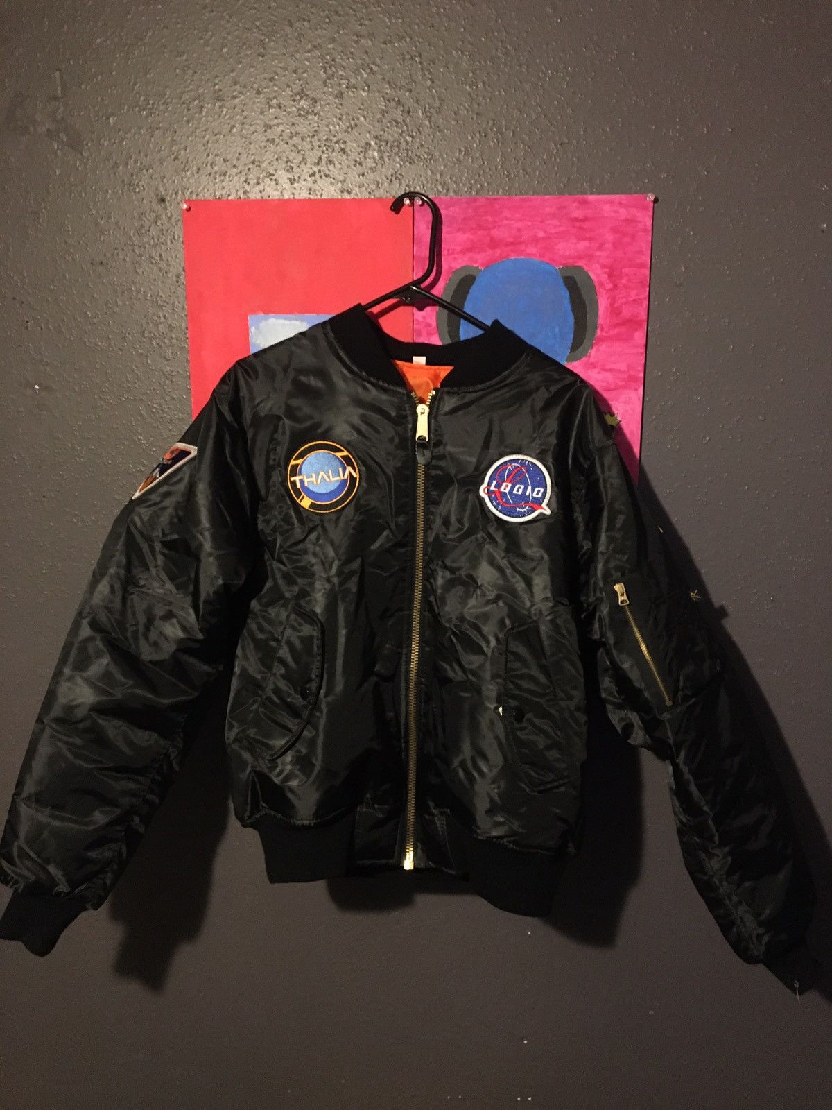 Logic Logic Incredible True Story NASA Bomber Flight Jacket | Grailed
