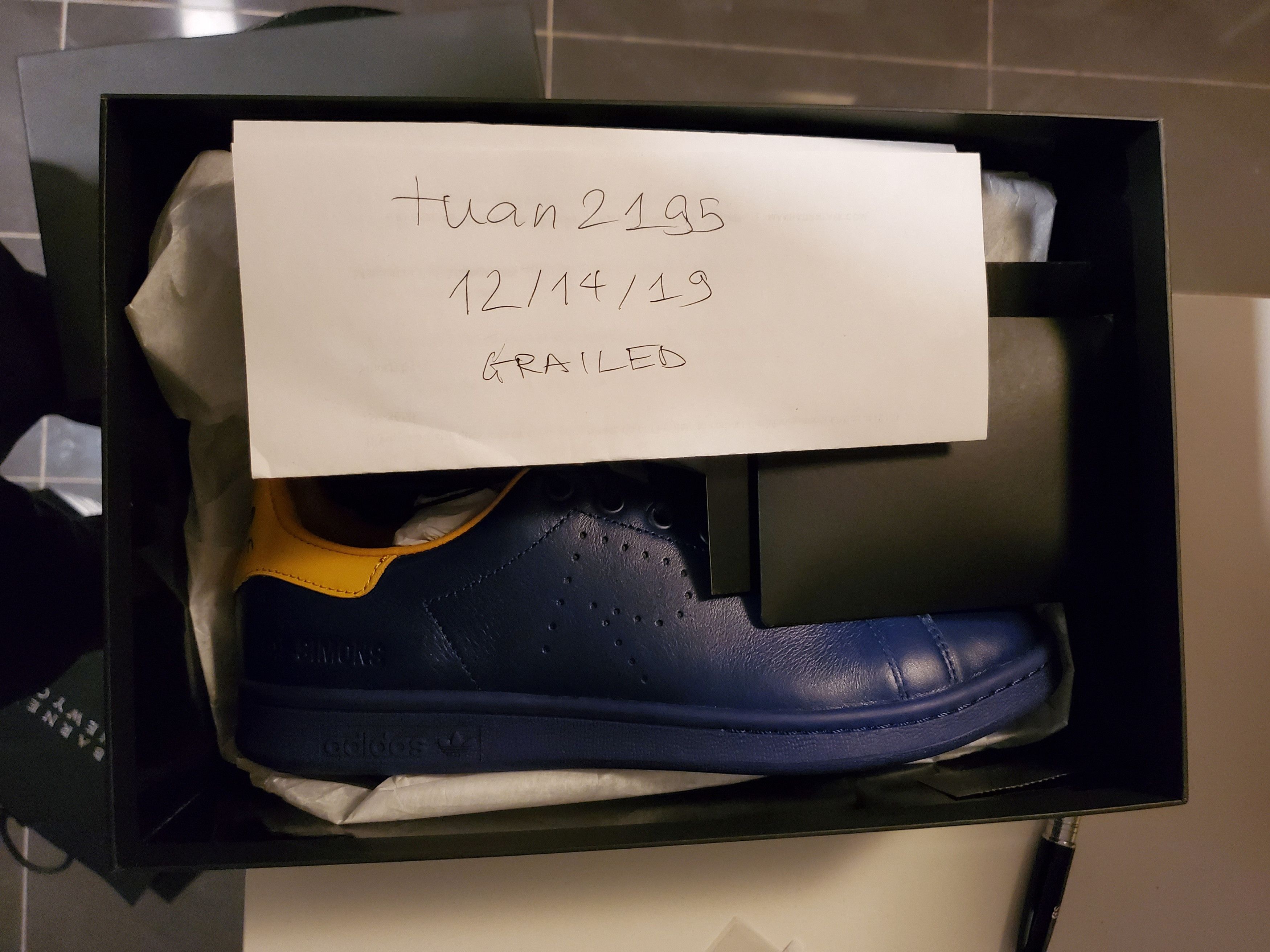 Adidas × Raf Simons Raf Simons x Stan Smith Navy | Night Sky | Pantone ...