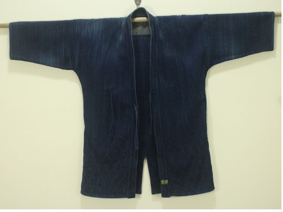 Vintage KENDO Jacket KENDOGI Indigo Japanese Samurai Jacket Noragi ...