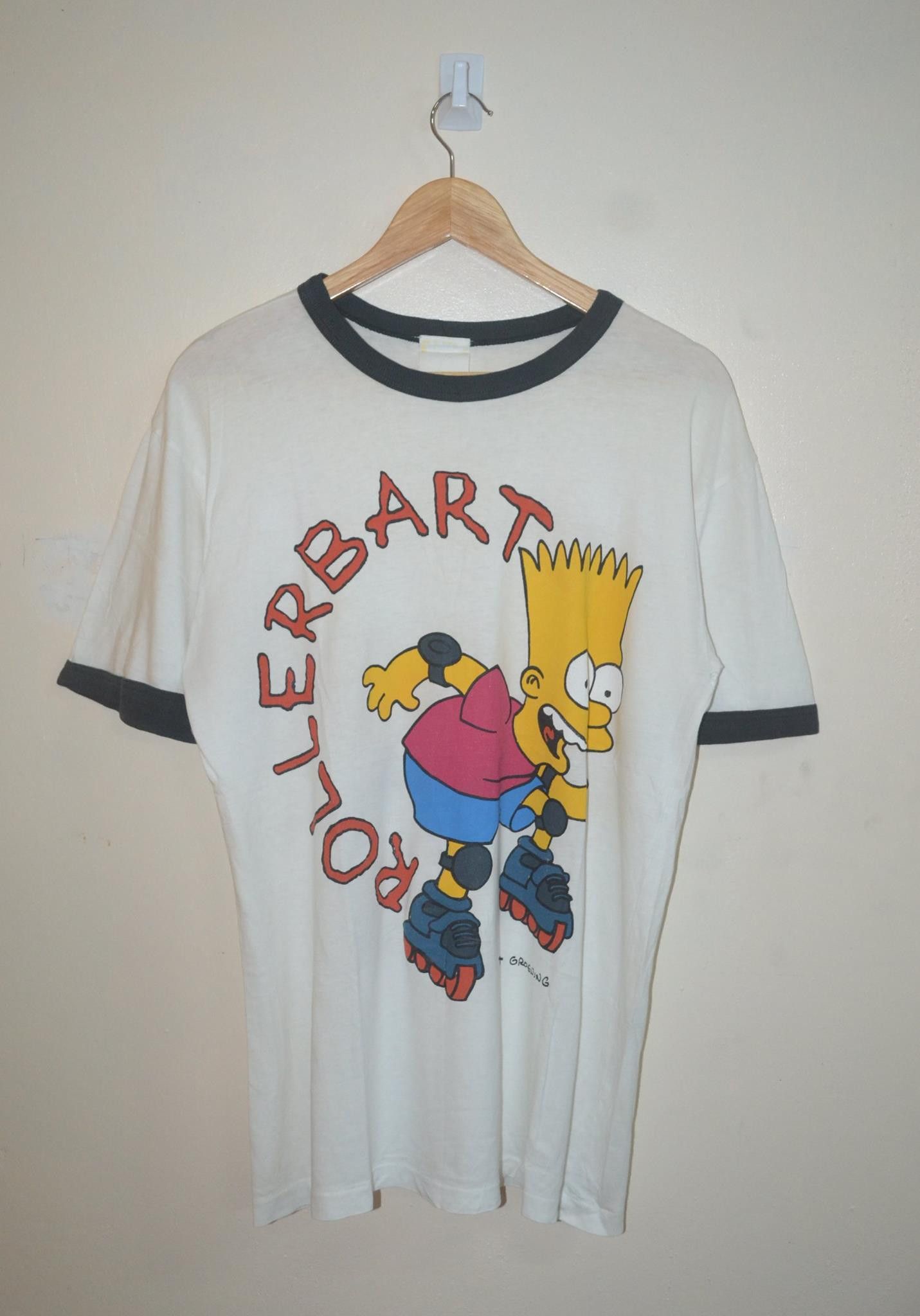 The Simpsons Vintage 90s Bart Simpsons Rollerbart ringer The Simpsons ...