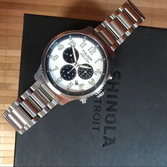 Filson Filson Shinola Argonite 5030 Silver Watch Steal | Grailed