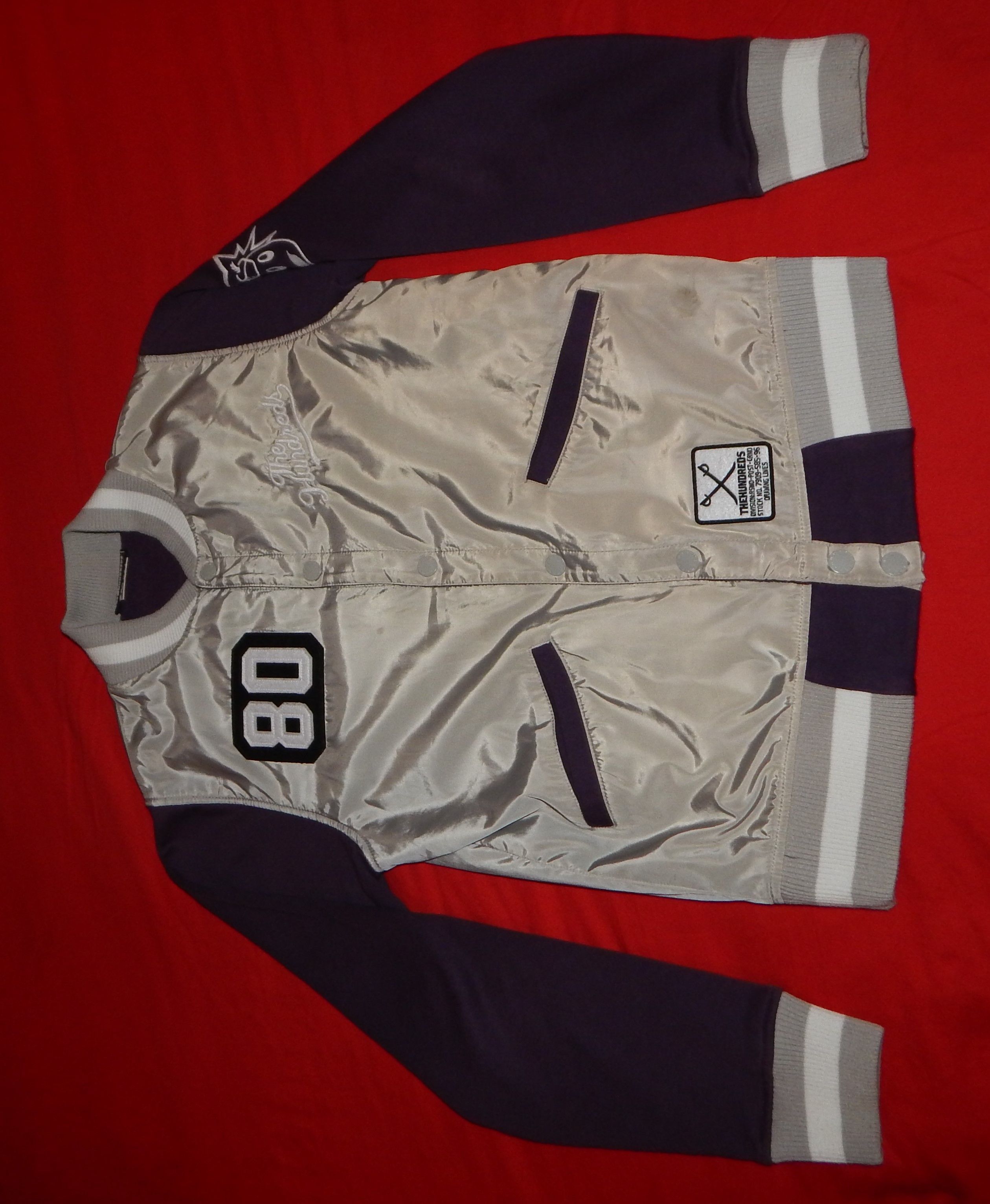 The Hundreds Drawing Lines Varsity Jacket | Grailed