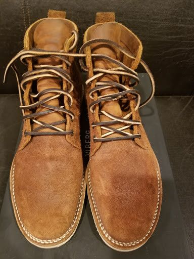 Viberg Service Boot - Aged Bark Roughout Mini Ripple | Grailed
