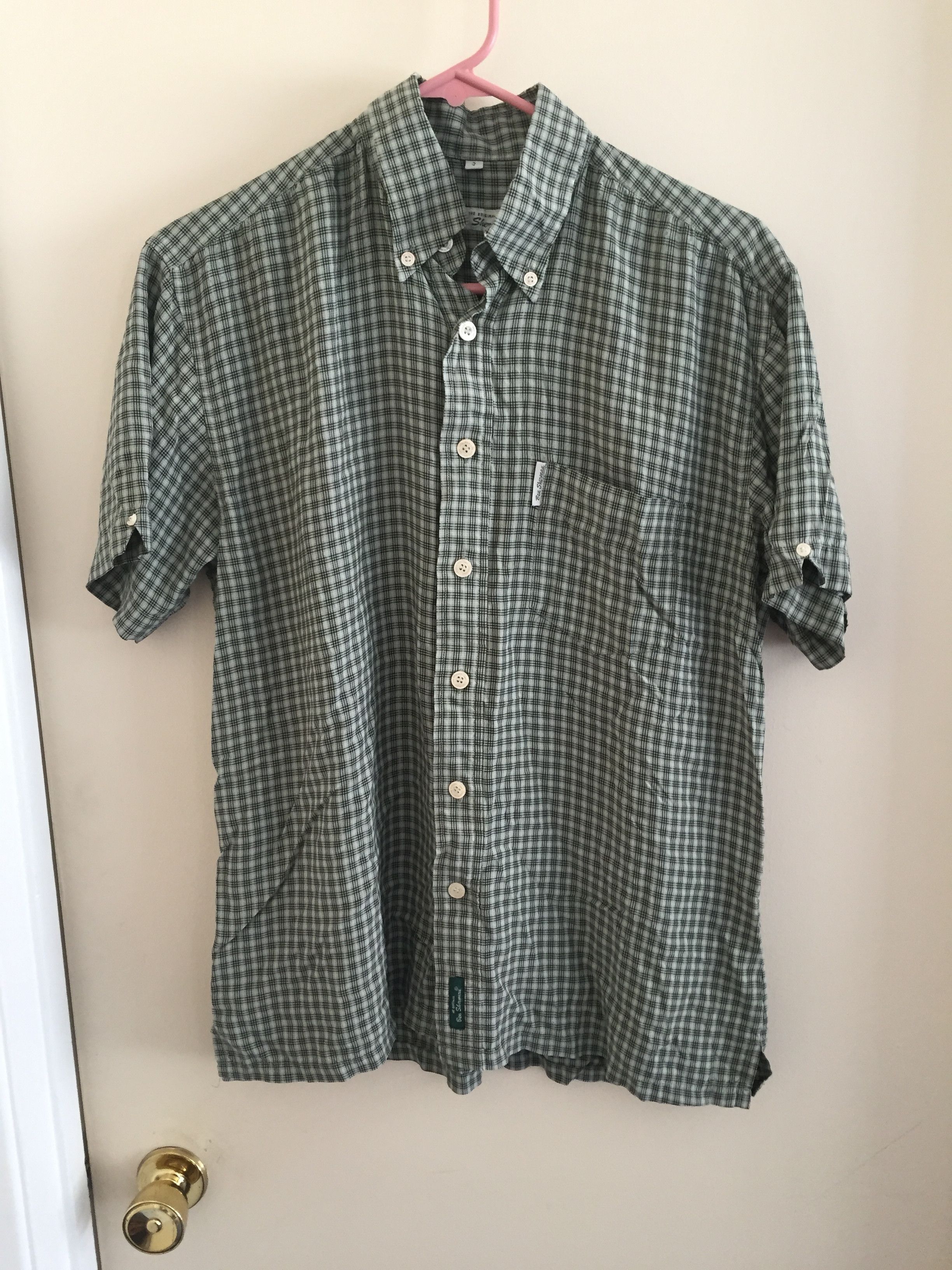 Ben Sherman Green Checkered Shirt | Grailed