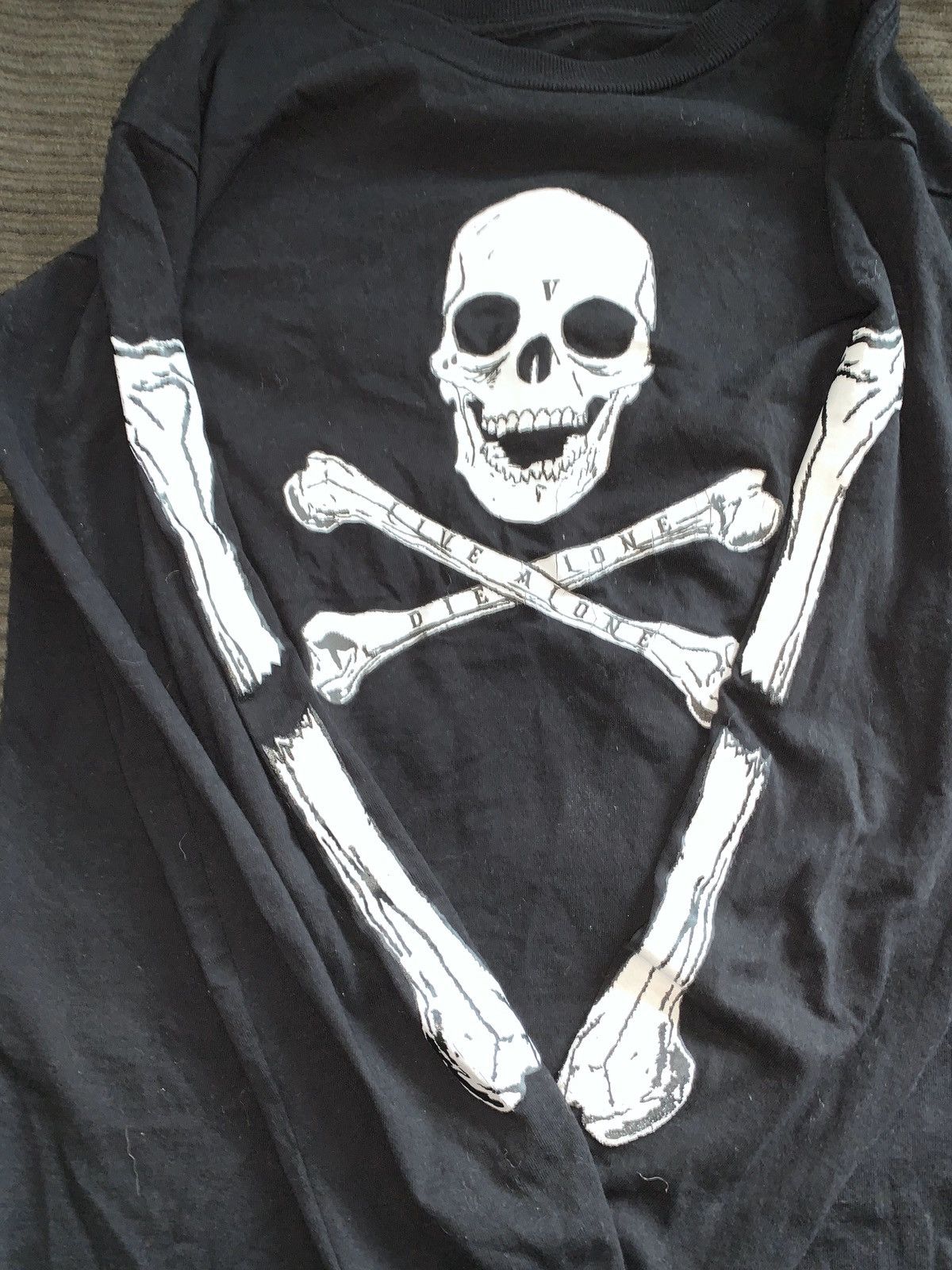 Vlone Vlone Skull & Bones Long Sleeve Shirt | Grailed