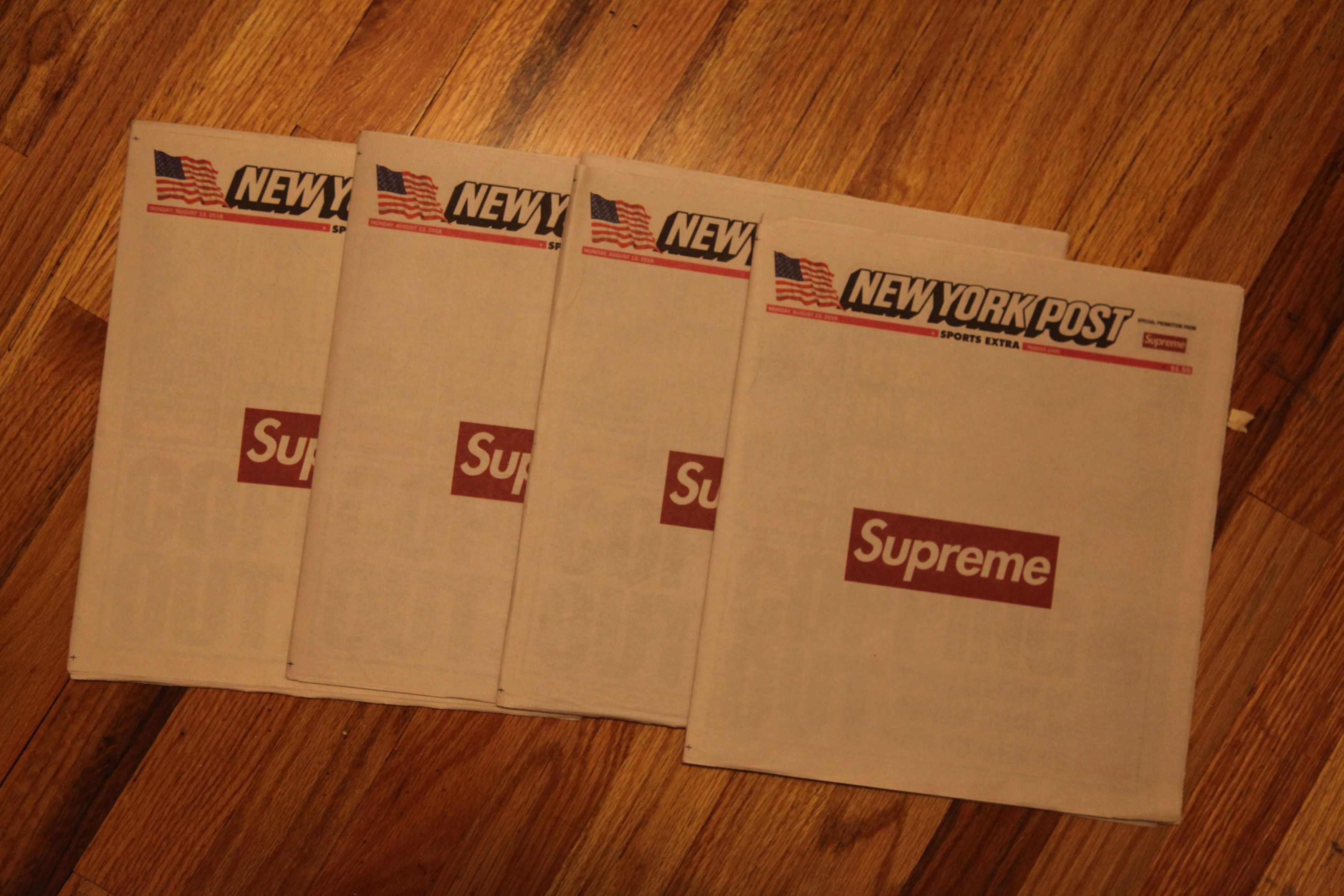 Supreme Supreme Newspaper 2018 PACK OF 4 | Grailed