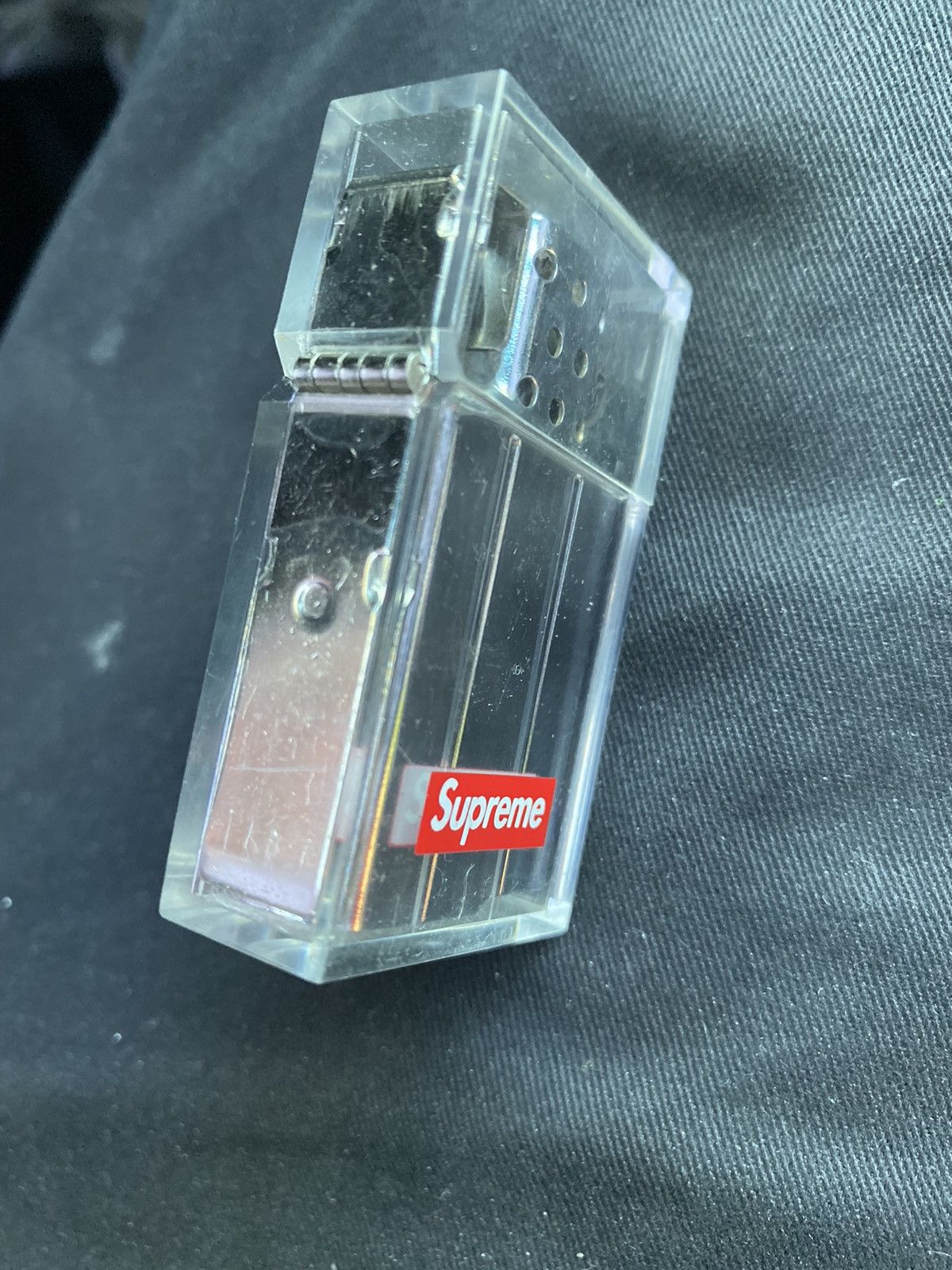 Supreme Supreme tsubota pearl hard edge lighter clear | Grailed