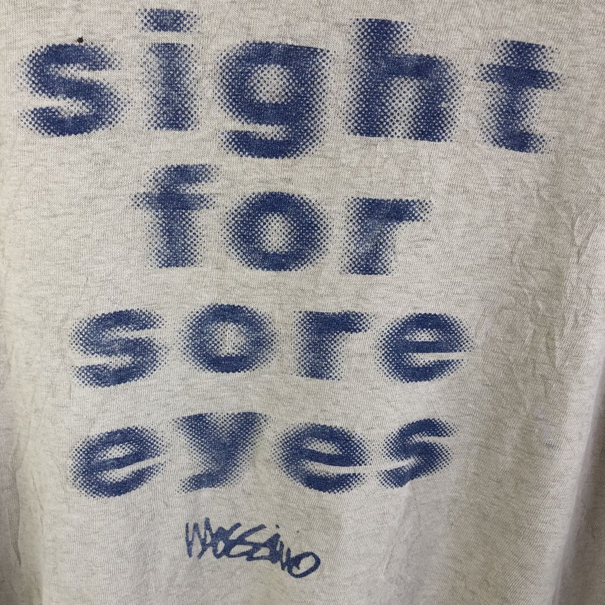Mossimo × Vintage 90’s Mossimo Sight For Sore Eyes Shirt Art Avedon ...
