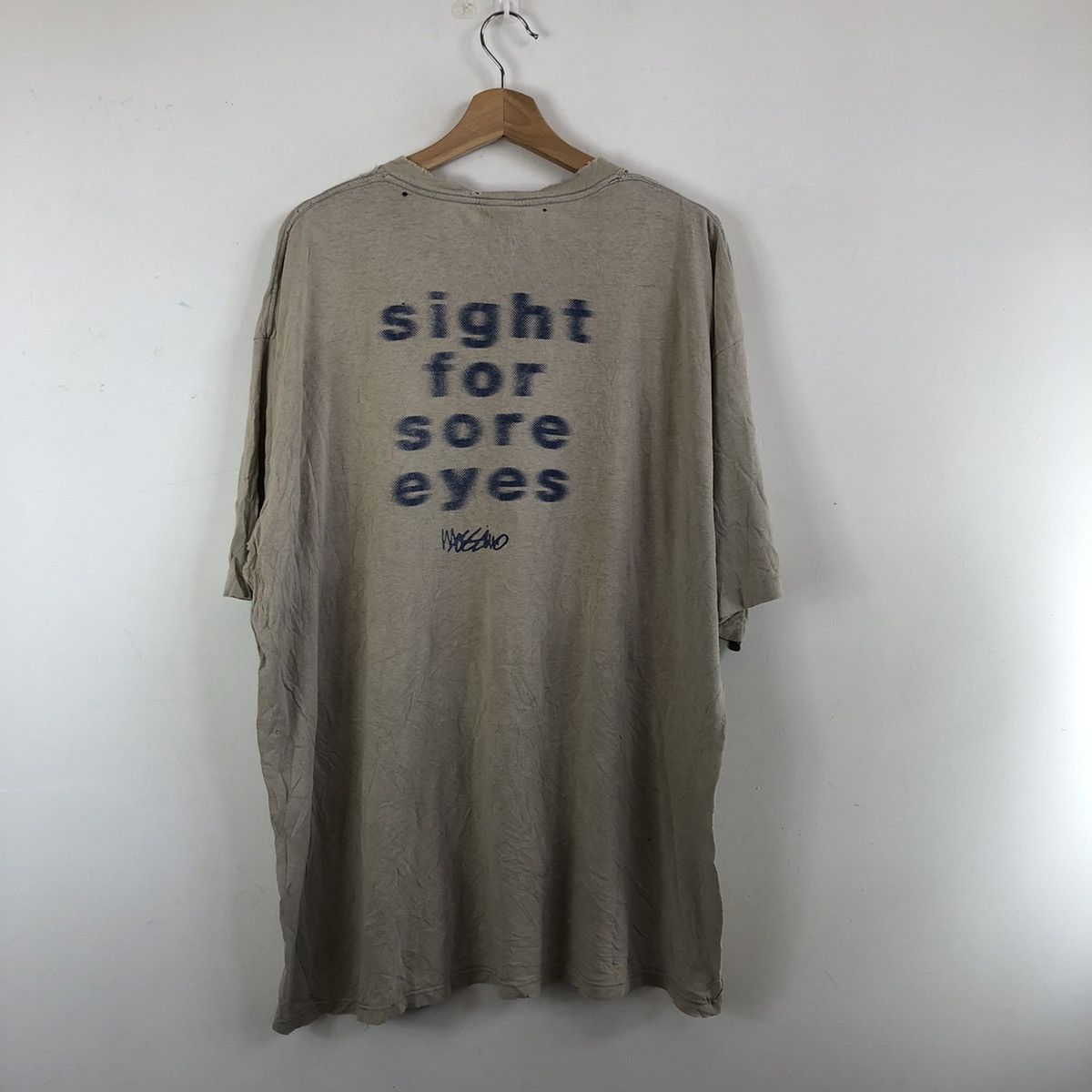 Mossimo × Vintage 90’s Mossimo Sight For Sore Eyes Shirt Art Avedon ...