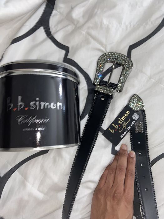 B.B. Simon Noir Classic BBSIMON Belt | Grailed