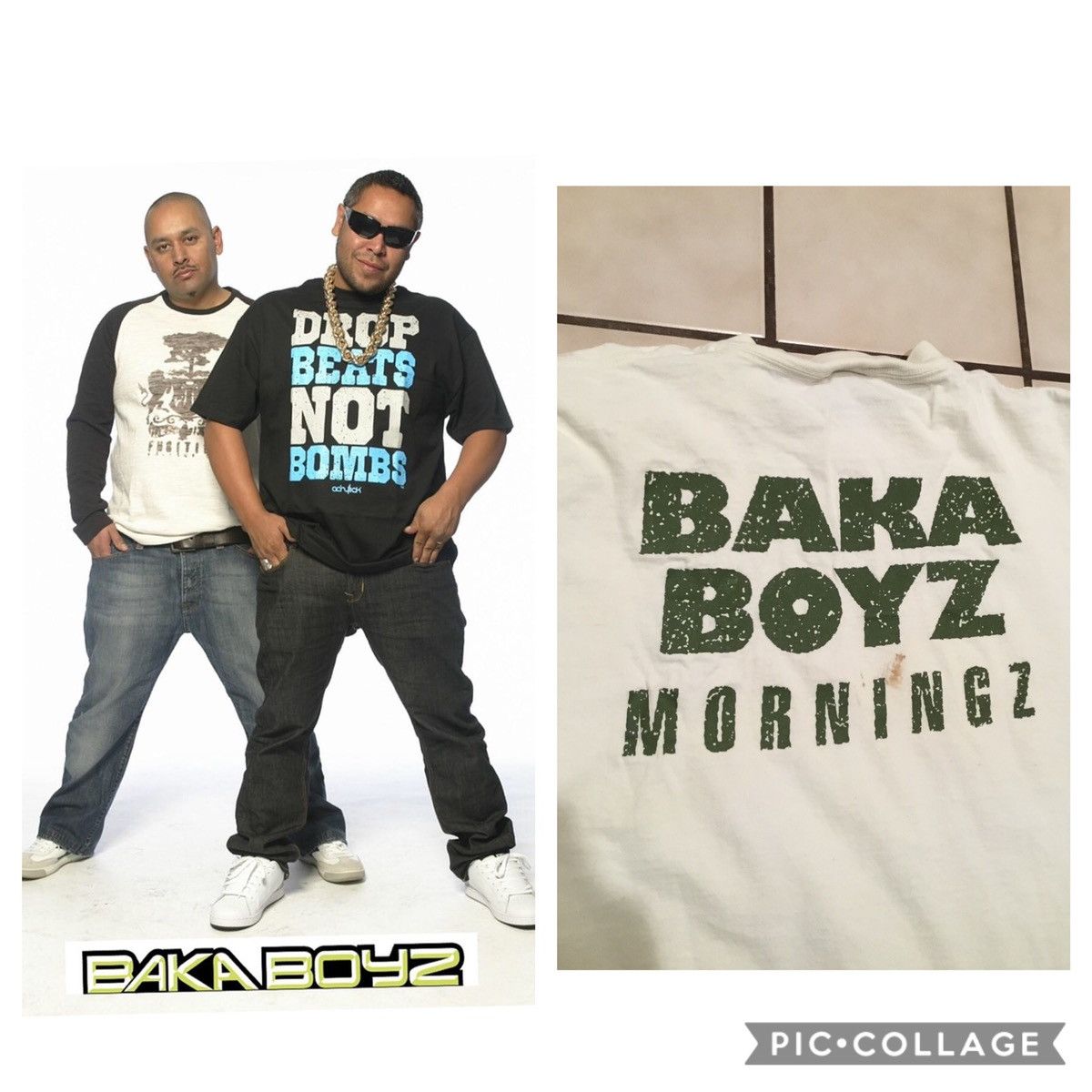 Vintage VTG 90s Power 106 Baka Boyz Morningz Latin Hip Hop T-shirt ...