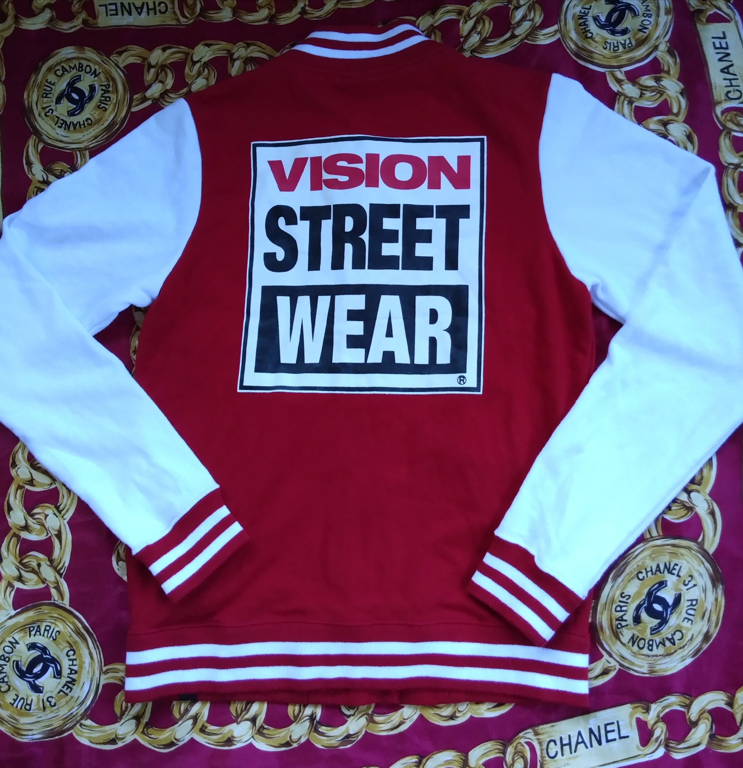 Vision Streetwear vision streetwear varsity jacket rare!!! | Grailed