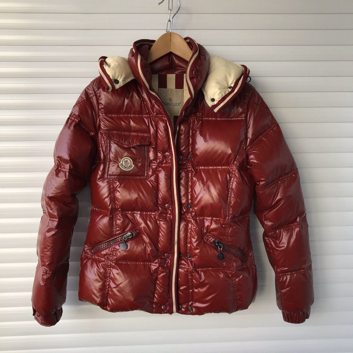 Moncler Rare Moncler Goose Down Puffer Wine Red Color | Grailed