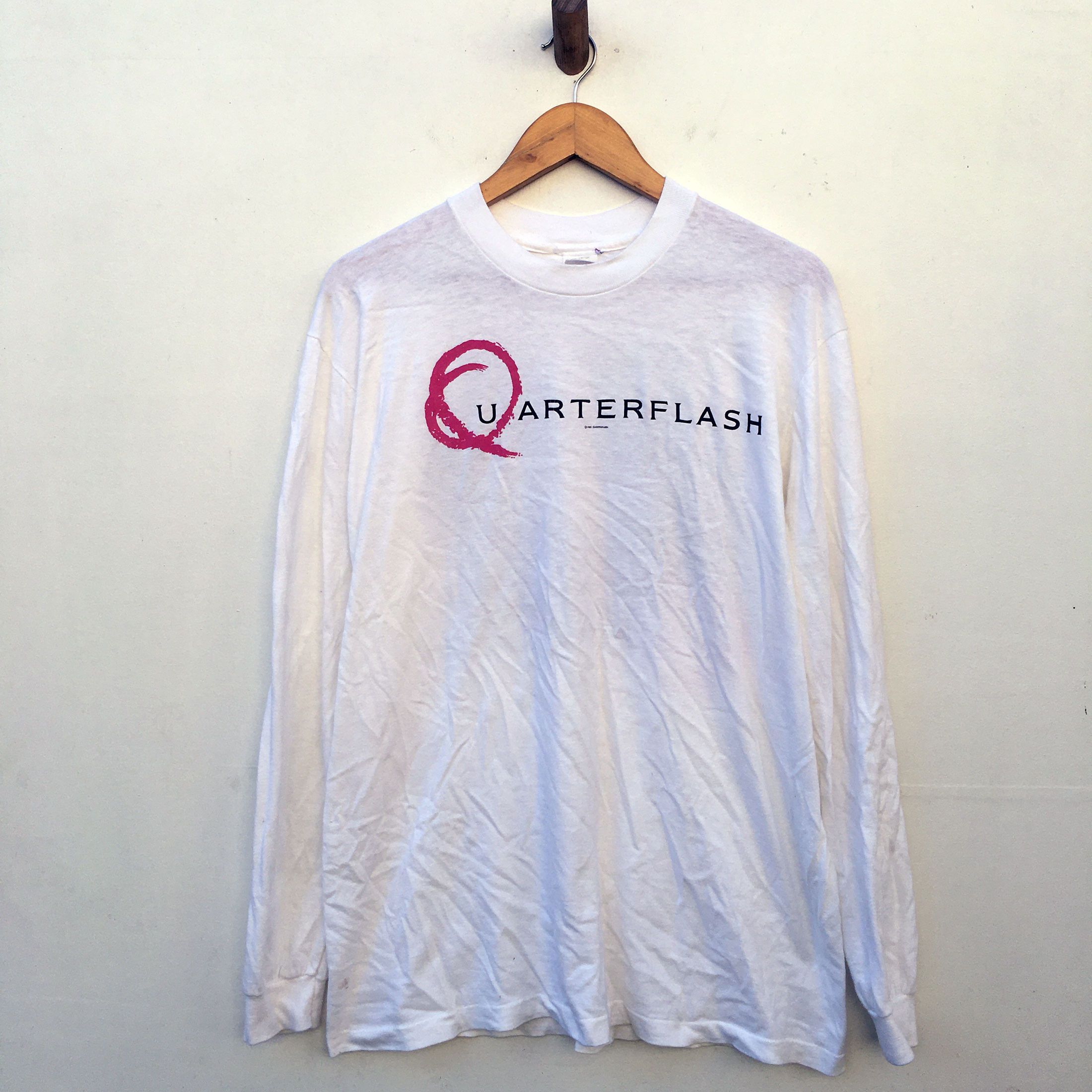 Band Tees × Streetwear × Vintage Vtg Quarterflash Rock 80's Tour Promo ...