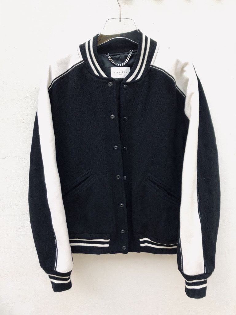 Sandro Woven Varsity Jacket | Grailed