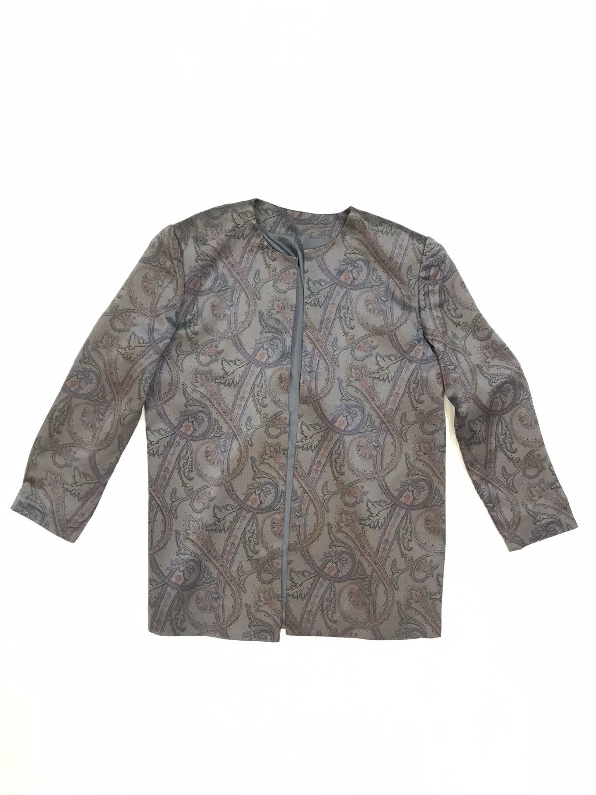 Designer ROCHAS PARIS FULL PAISLEY OUTERWARE SILK CARDIGAN JACKET | Grailed