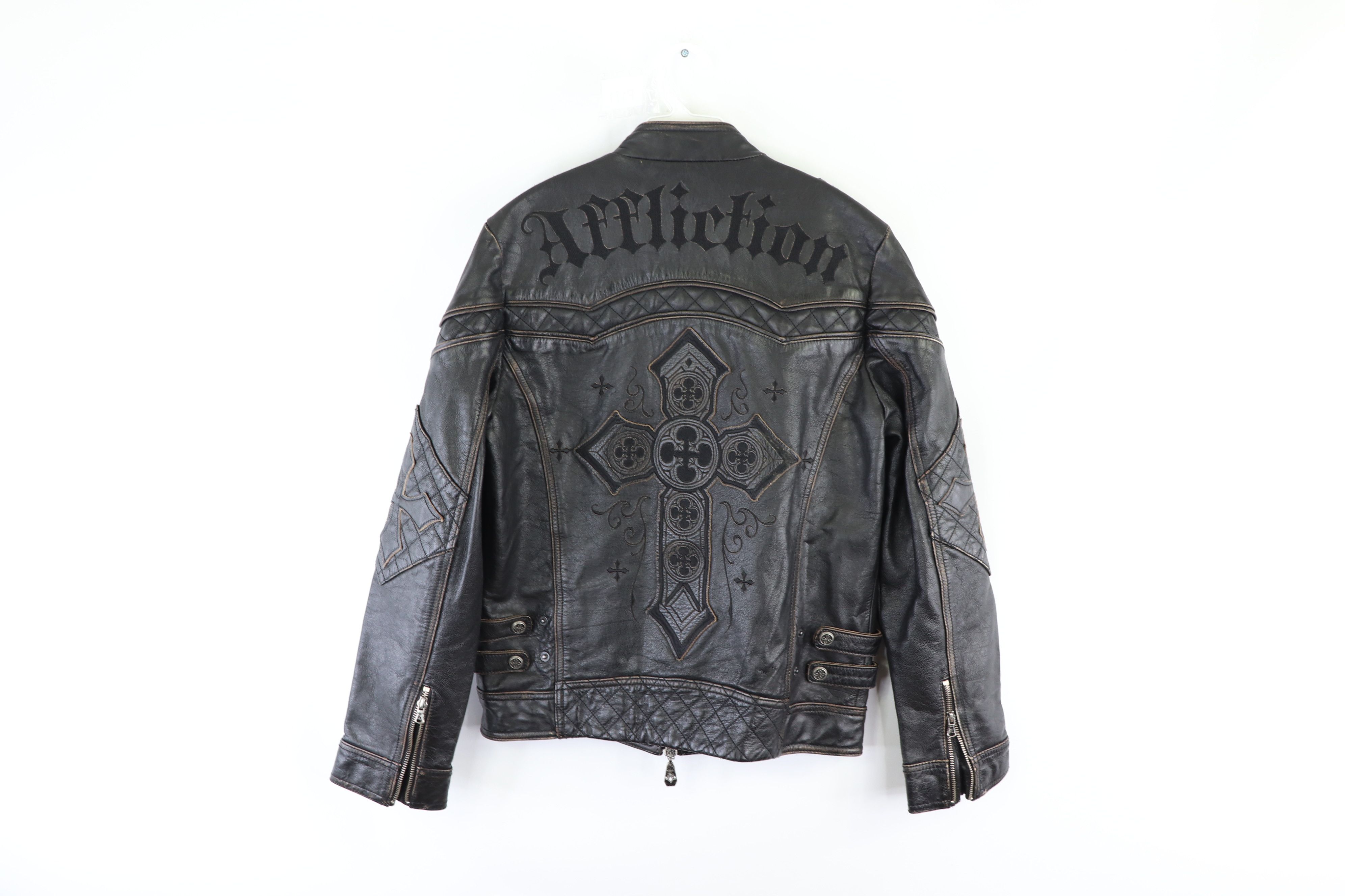Affliction Affliction Black Premium Limited Edition Leather Jacket ...