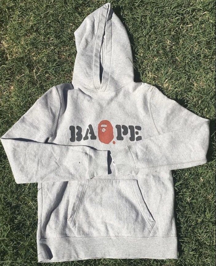 Bape Bape Stencil Hoodie | Grailed