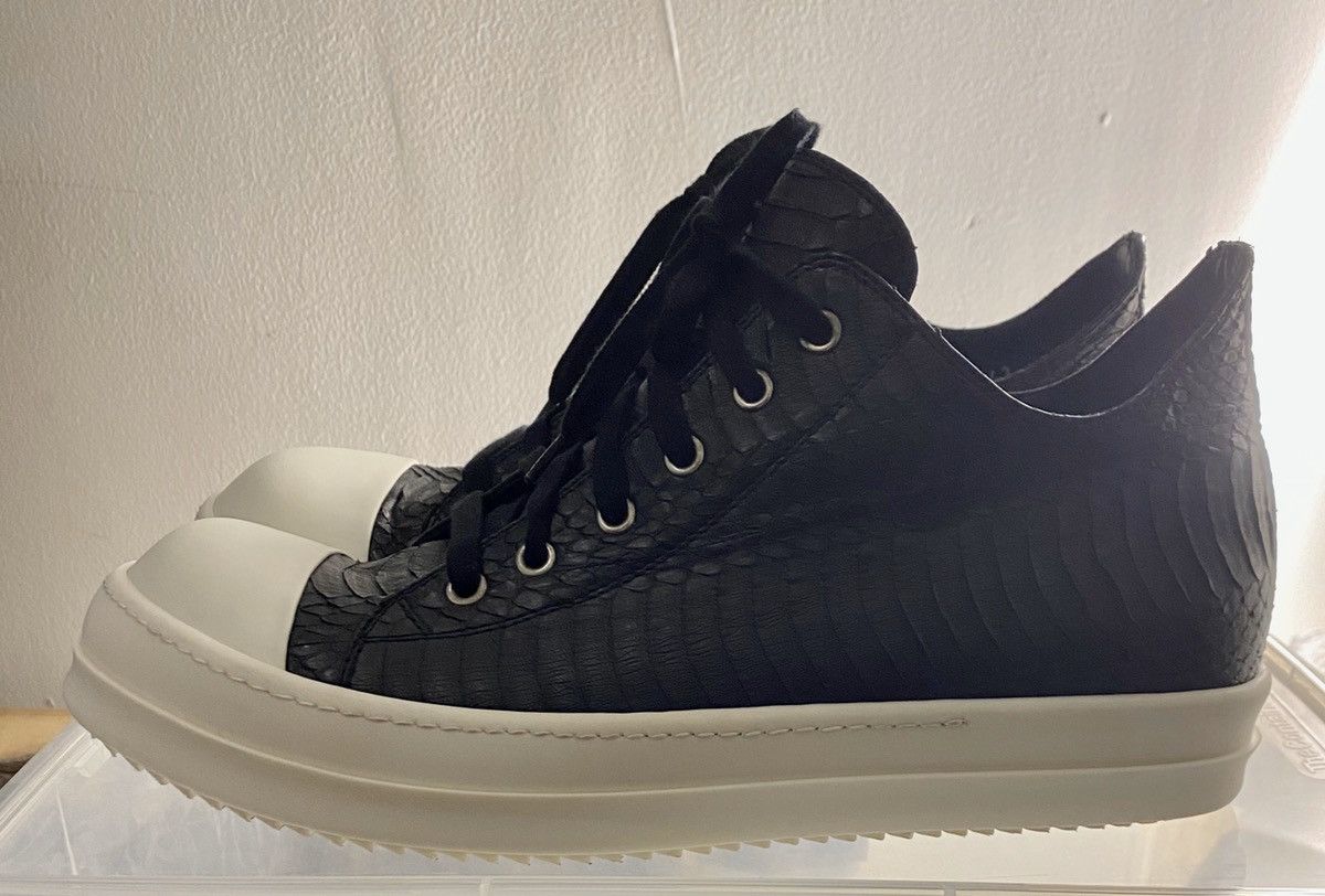 Rick Owens Python Ramones low | Grailed