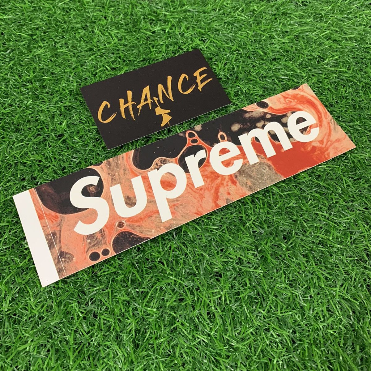Supreme FW/17 Supreme Blood and Semen Box Logo Sticker 2017 | Grailed