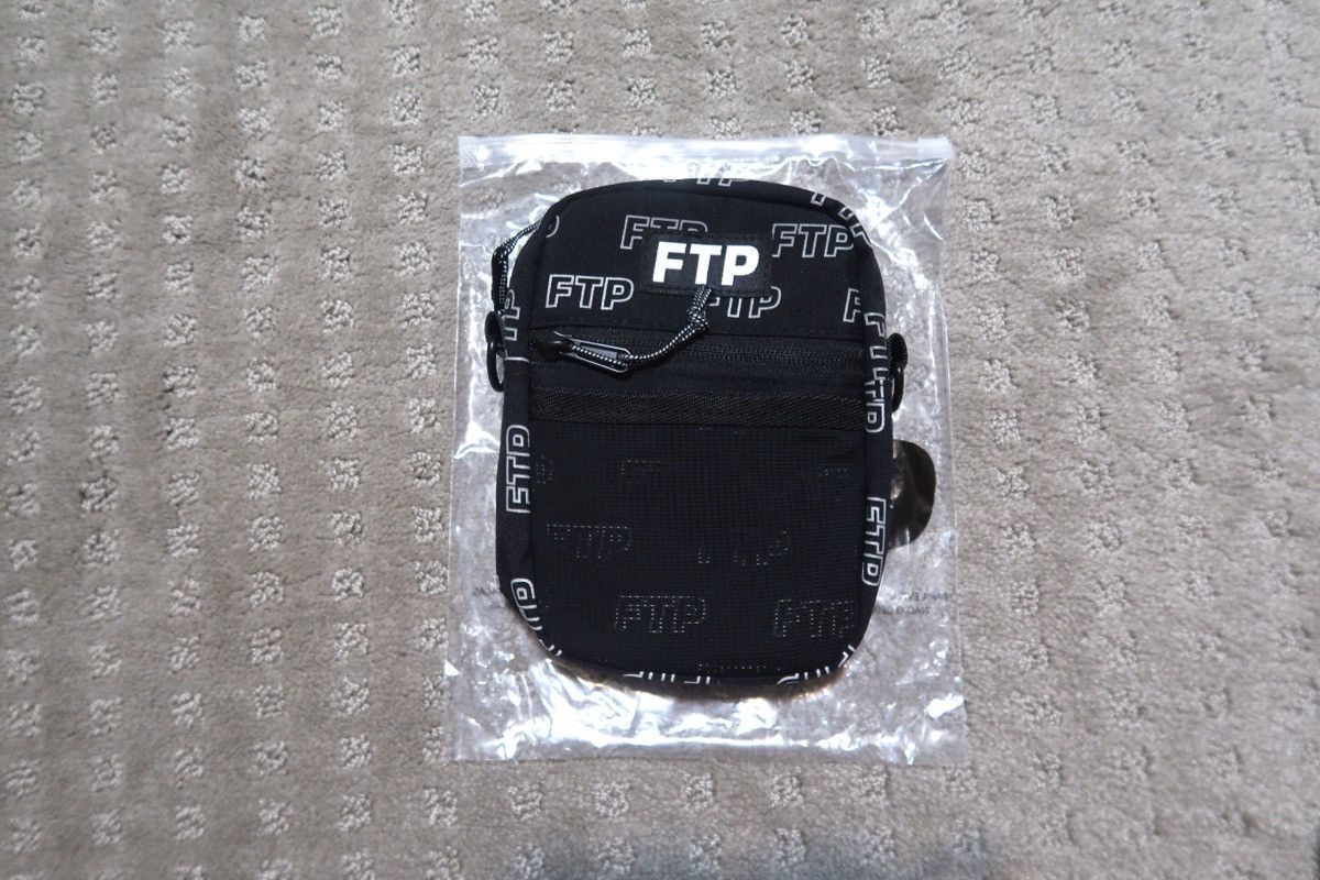 Fuck The Population FTP outline side bag reflective black | Grailed