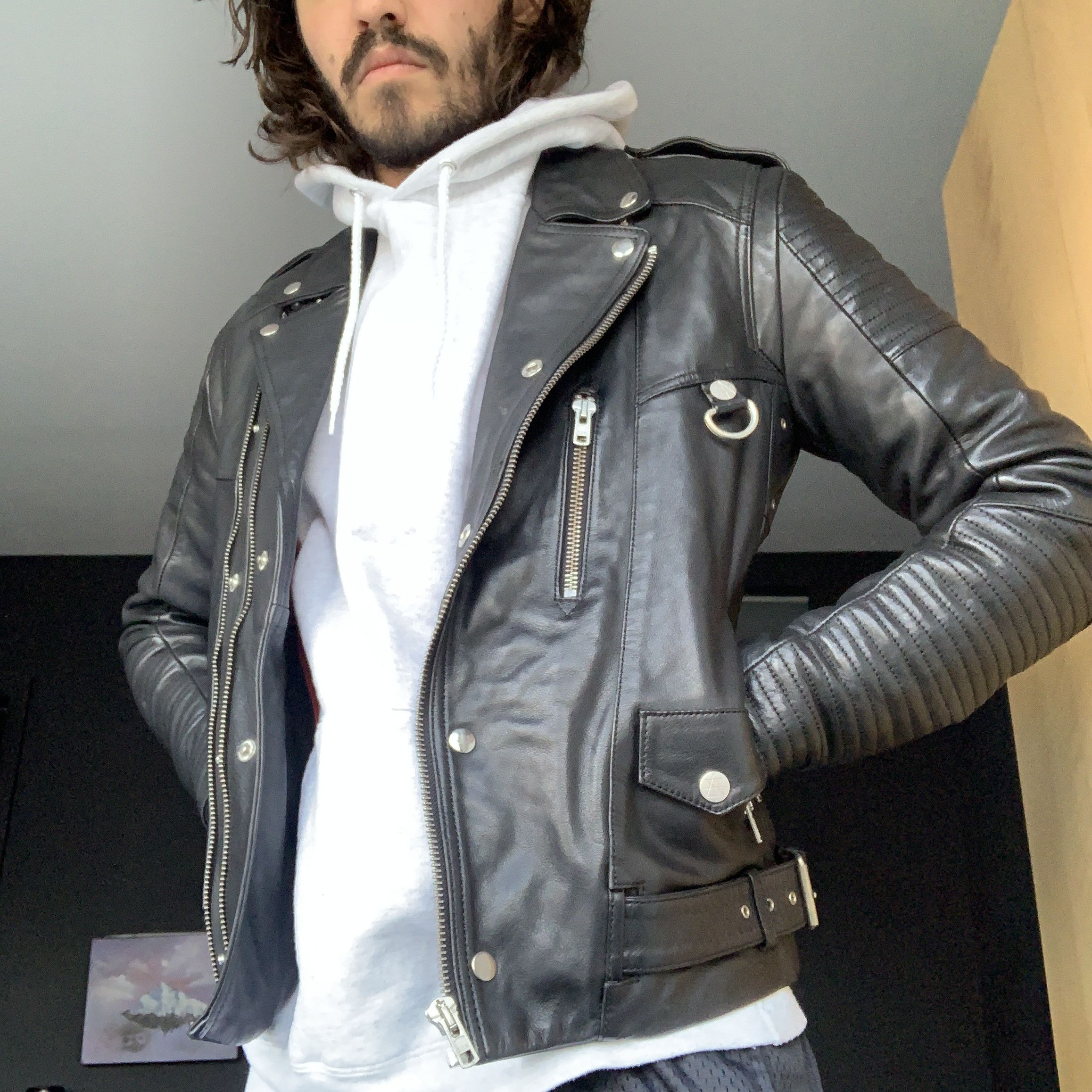 Surface To Air Surface to Air x Chromeo: Dave One Leather Jacket | Grailed