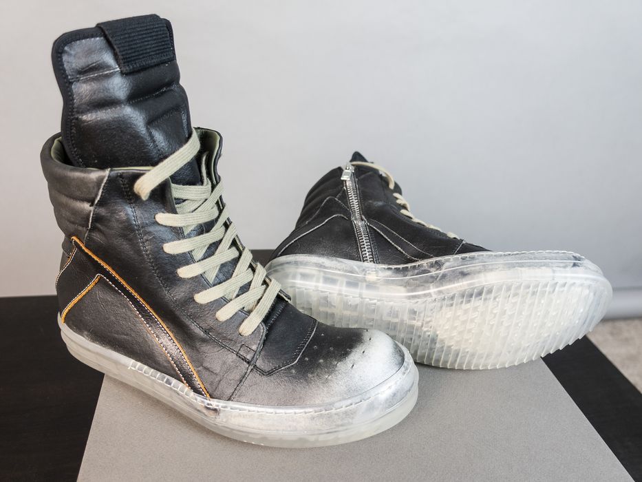 Rick Owens Geobasket SS19 Babel Transparent Sole | Grailed