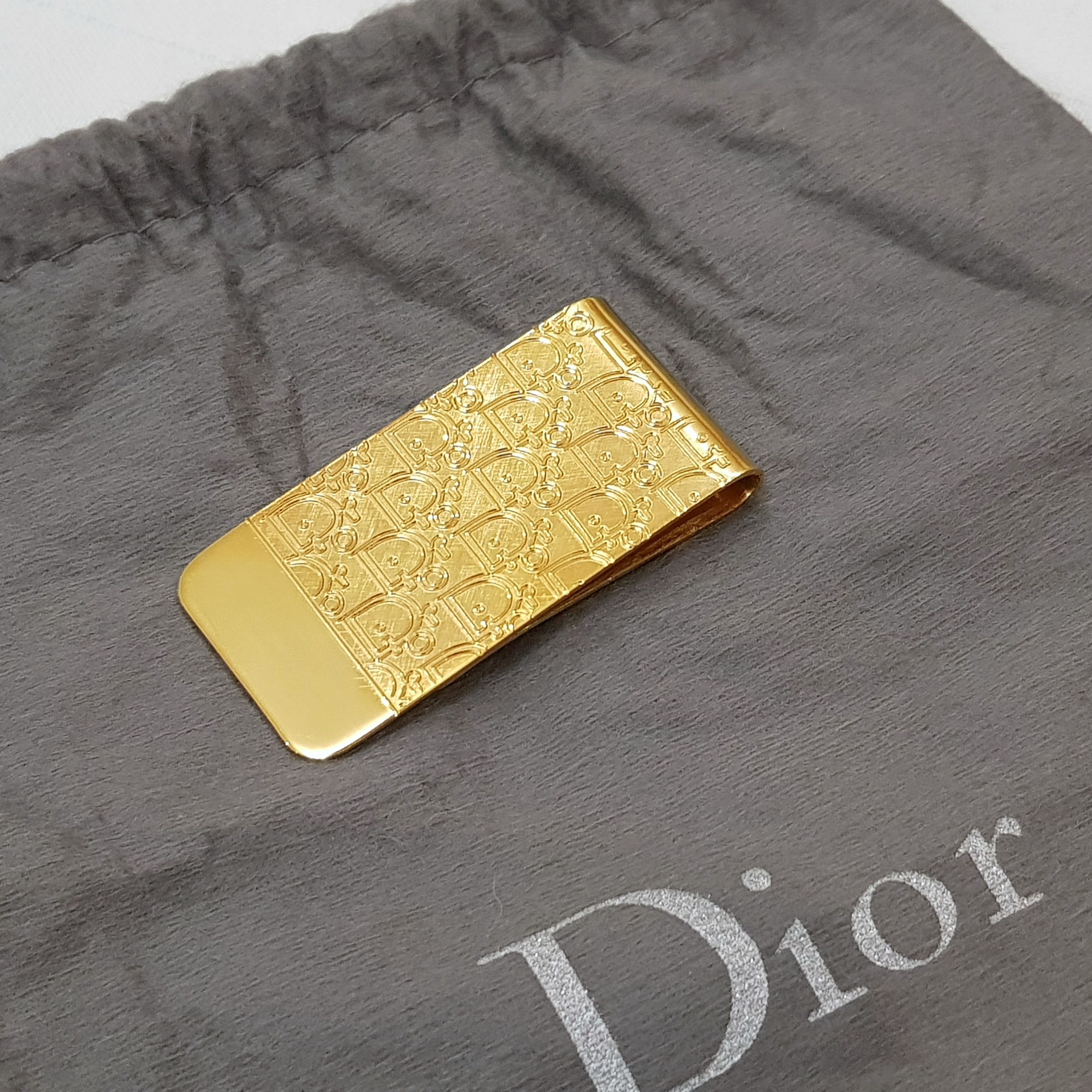 Dior Dior Oblique Gold Money Clip | Grailed