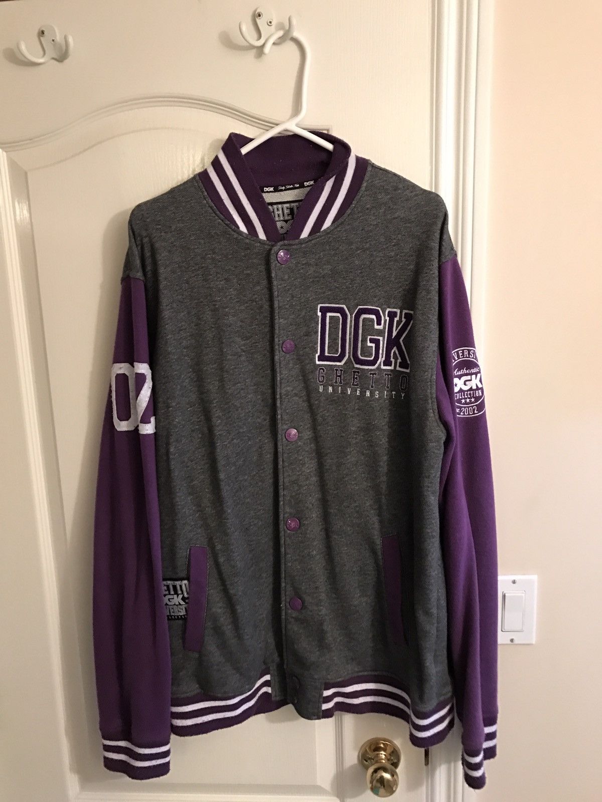 Dgk Purple Varsity Jacket | Grailed