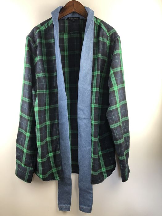 Vintage Custom Flannel and Denim outwear, streetwear,size:M | Grailed