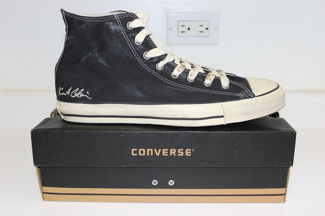 Converse Chuck Taylor x Kurt Cobain Signature Hi Tops | Grailed