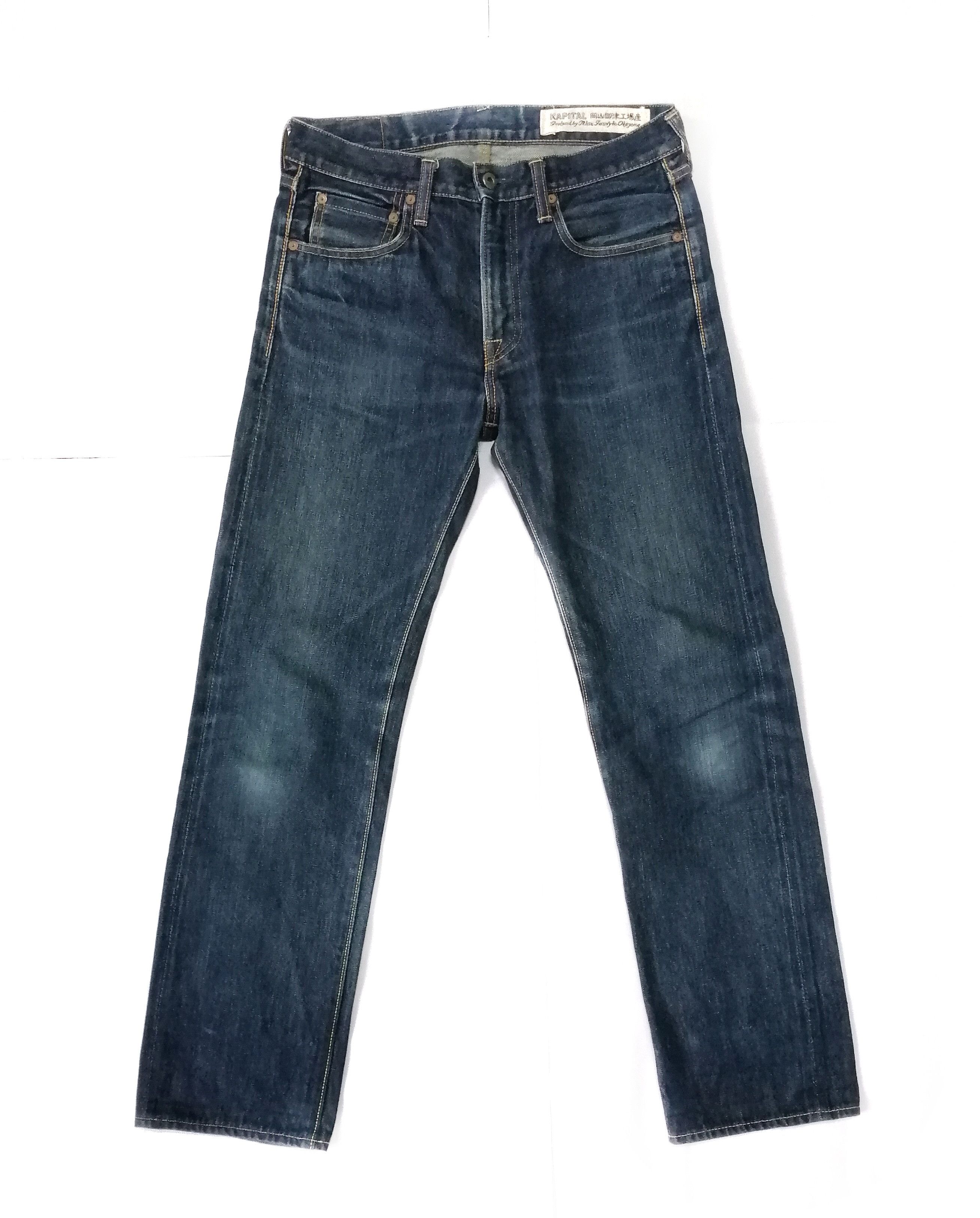 Kapital Kapital blue hands label selvage denim made in japan | Grailed