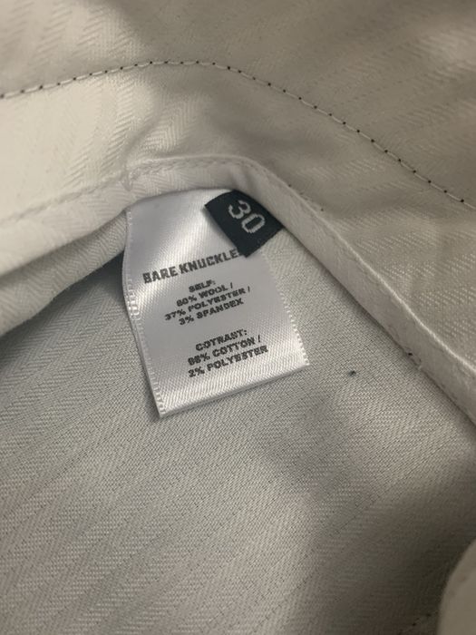 Bare Knuckles Bare Knuckles Raw Edge Flared Trousers | Grailed