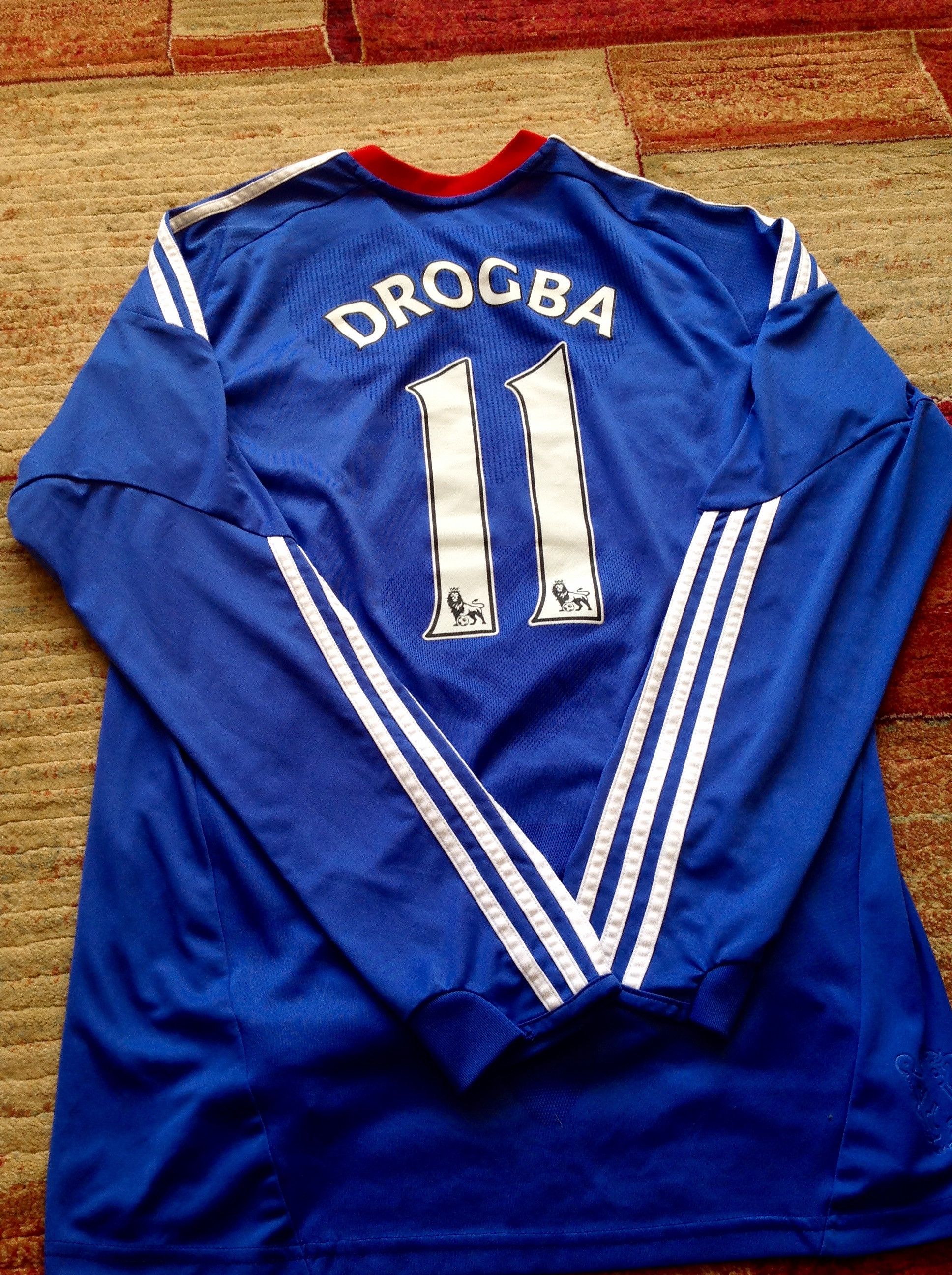 Adidas Chelsea Drogba Long Sleeved Home Shirt | Grailed
