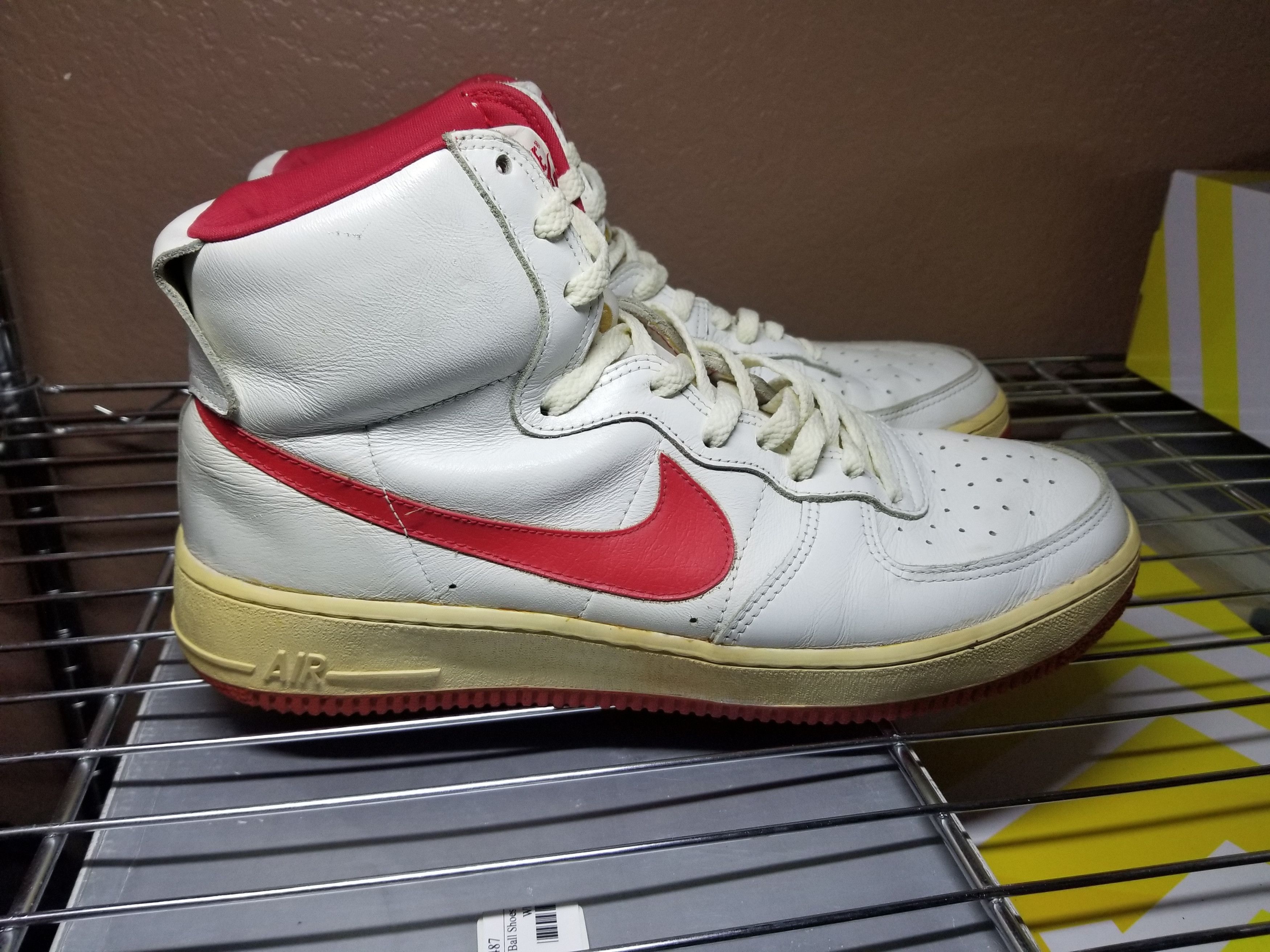 Nike 1982 Nike Air Force One Calvin Natt PE Size 13.5 | Grailed