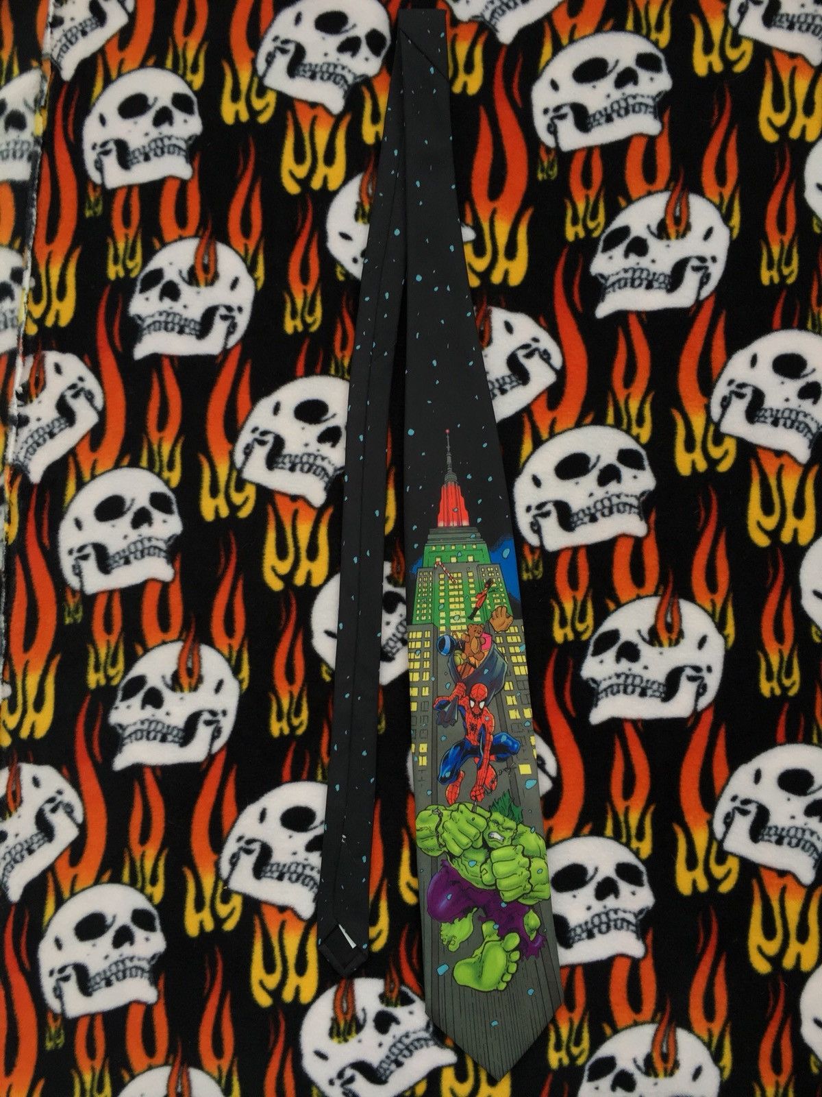 Vintage Vtg 1997 Marvel Spiderman neck tie Spider-Man hulk 90’s | Grailed