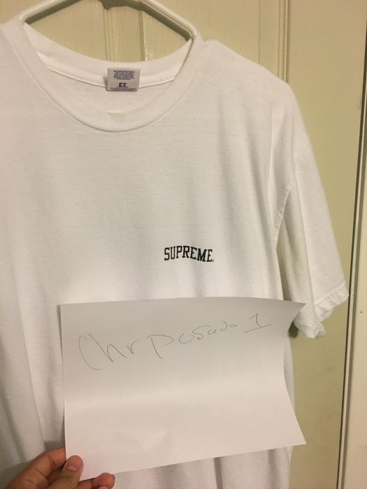 Supreme ET Tee XL White | Grailed
