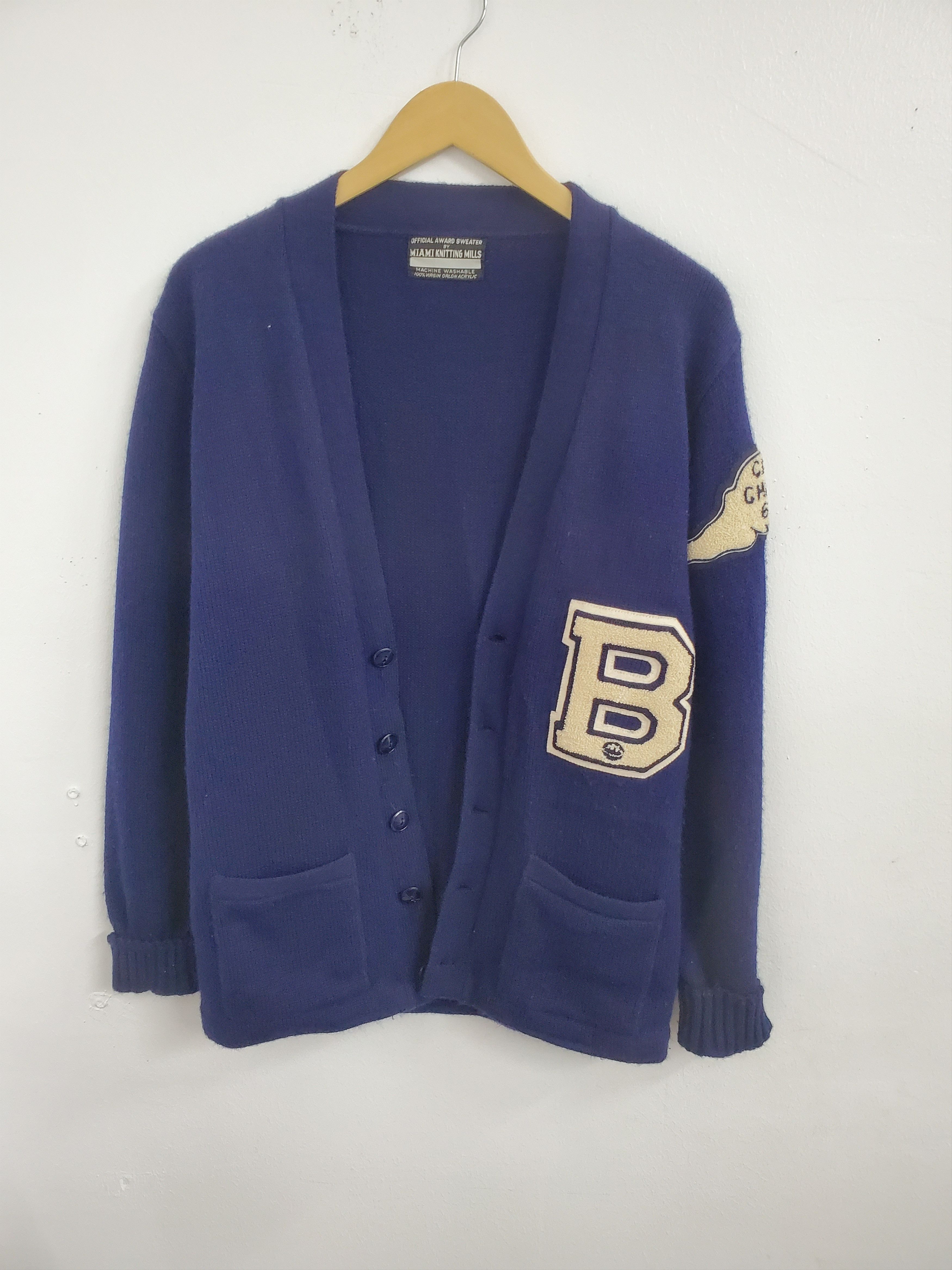 Cardigan × Vintage Vintage High School Cardigan Sweater 60s | Grailed