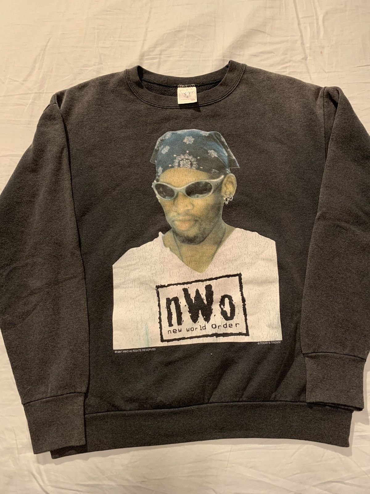 Wcw/Nwo Vintage Dennis Rodman nwo sweater | Grailed